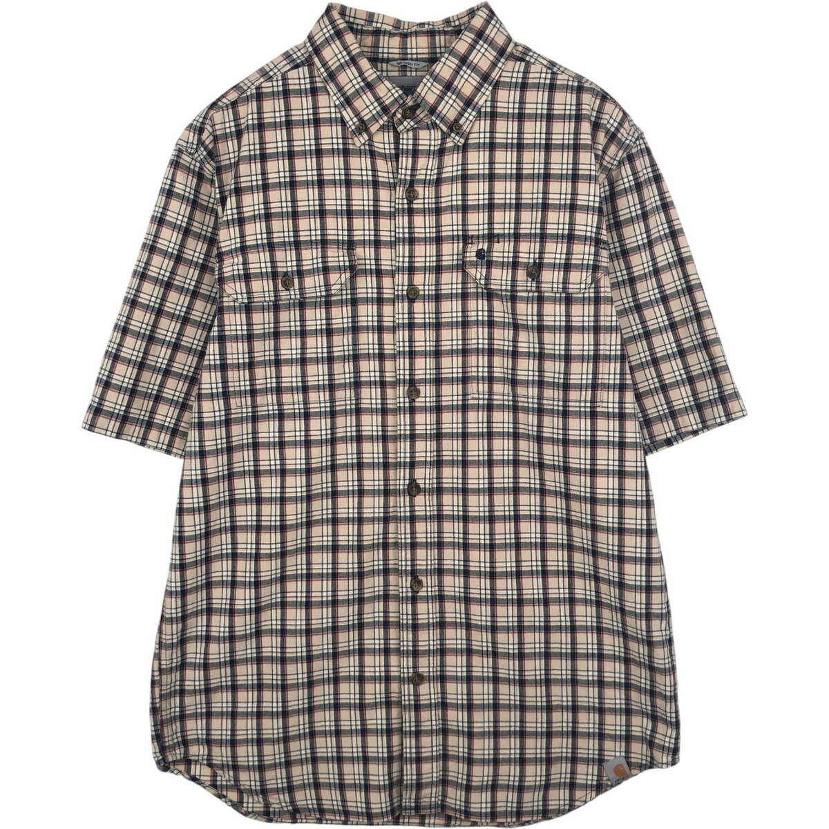 商品詳細 ブランド・Carhartt・カーハート・ 特徴・ボタンダウン・半袖・フェード・ モデル/形状・RELAXED FIT・半袖 ワークシャツ・ 素材・コットン:100%・ 色・ベージュ系・マルチカラー・ 柄・チェック柄・ワンポイント・...