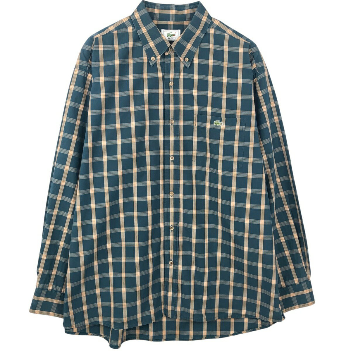 商品詳細 ブランド・LACOSTE・ラコステ・ 特徴・薄手・長袖・ボタンダウン・ モデル/形状・長袖 ボタンダウンチェックシャツ・ 素材・コットン:100%・ 色・グリーン系 緑色・ベージュ系・レッド系 赤色・ 柄・チェック柄・ワンポイント...