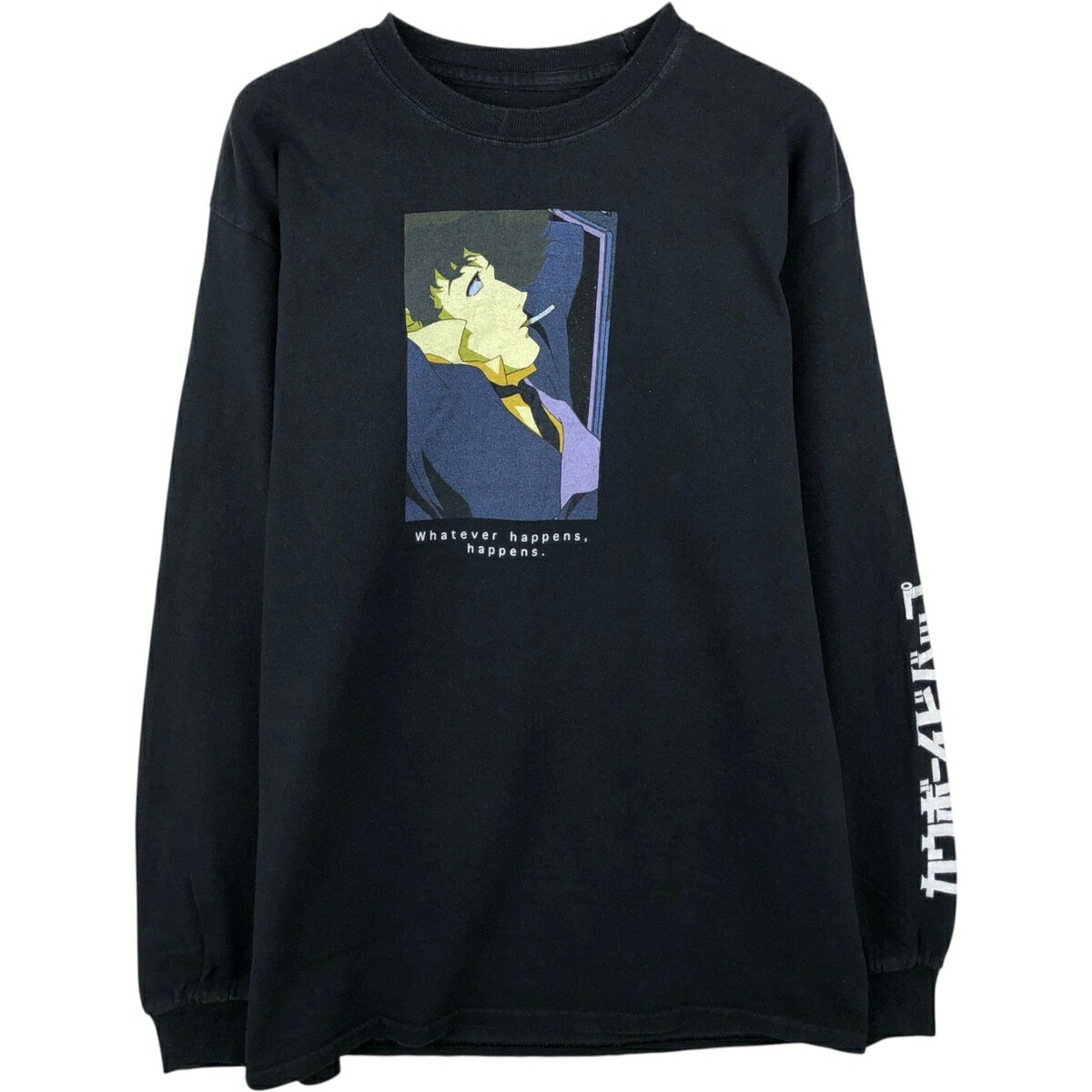 商品詳細 ブランド・UNKNOWN・ 特徴・長袖・クルーネック(丸首)・両面プリント・袖プリント・アニメ・ モデル/形状・Cowboy Bebop カウボーイビバップ Spike Spiegel スパイクスピーゲル・キャラクタープリントロン...