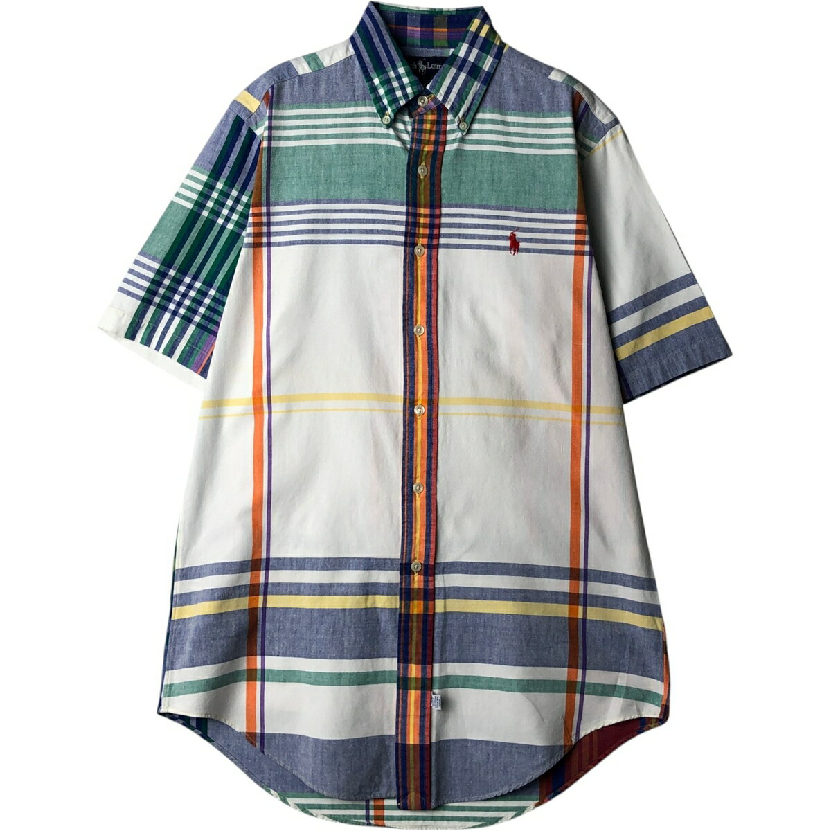商品詳細 ブランド・Ralph Lauren・ラルフローレン・ 特徴・ボタンダウン・半袖・ モデル/形状・半袖 ボタンダウン チェックシャツ・ 素材・コットン:100%・ 色・ホワイト系 白色・マルチカラー・ 柄・チェック柄・ワンポイント・...