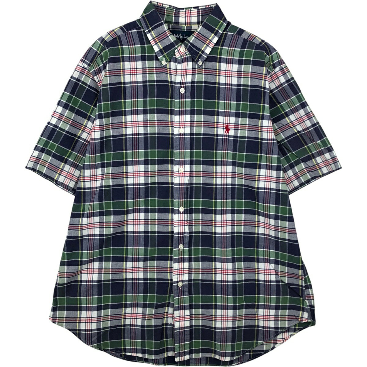 商品詳細 ブランド・Ralph Lauren・ラルフローレン・ 特徴・ボタンダウン・半袖・ モデル/形状・CLASSIC FIT クラシックフィット・半袖 ボタンダウン チェックシャツ・ 素材・コットン:100%・ 色・ネイビー系 紺色・ ...