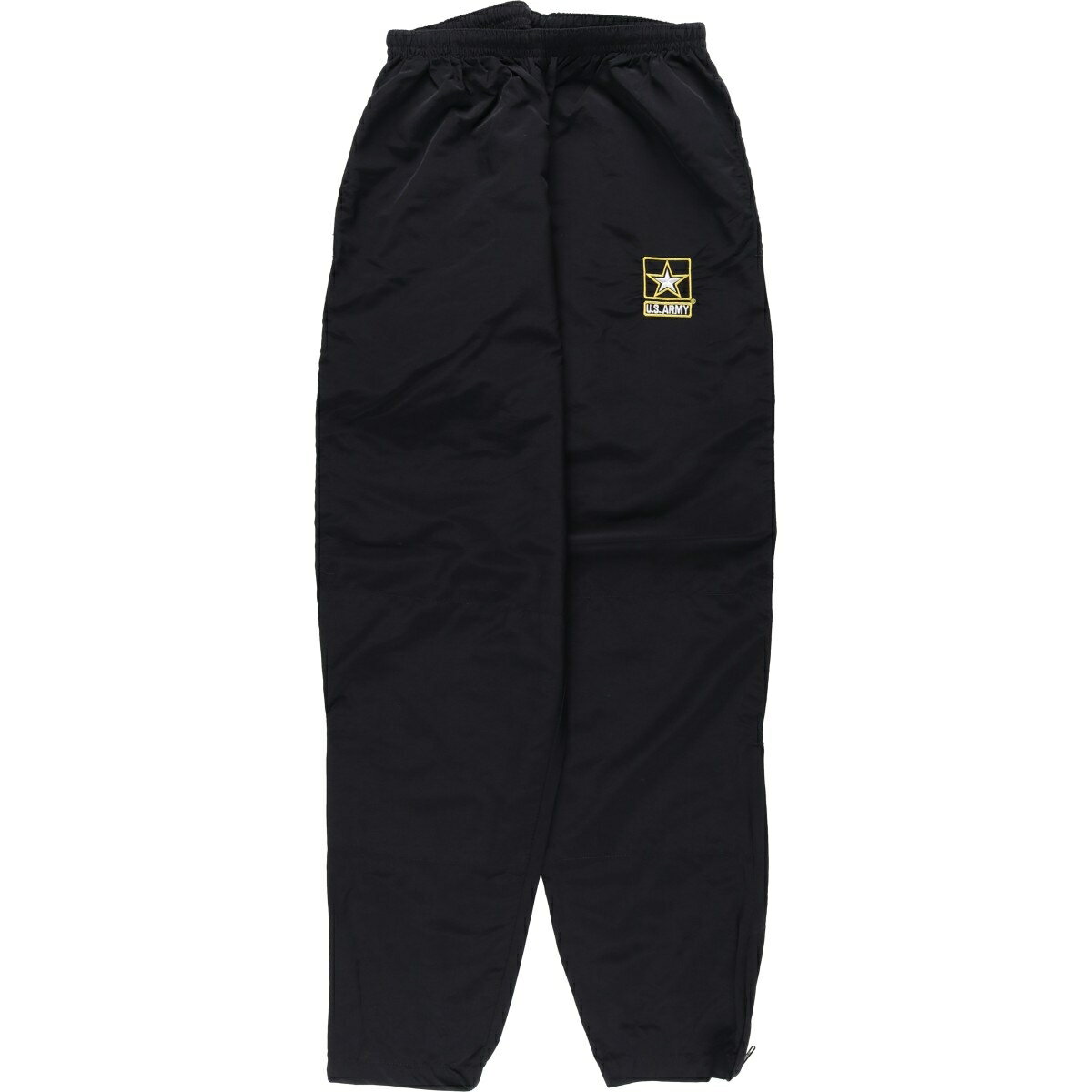 商品詳細 ブランド・UNKNOWN・ 特徴・米軍実品・裾ジップ・ウエスト調節ひも・ワイドパンツ・ モデル/形状・U.S.ARMY APFU トレーニングパンツ・ナイロンパンツ シャカシャカパンツ・ 素材・不明・ 色・ブラック系 黒色・ 柄・...