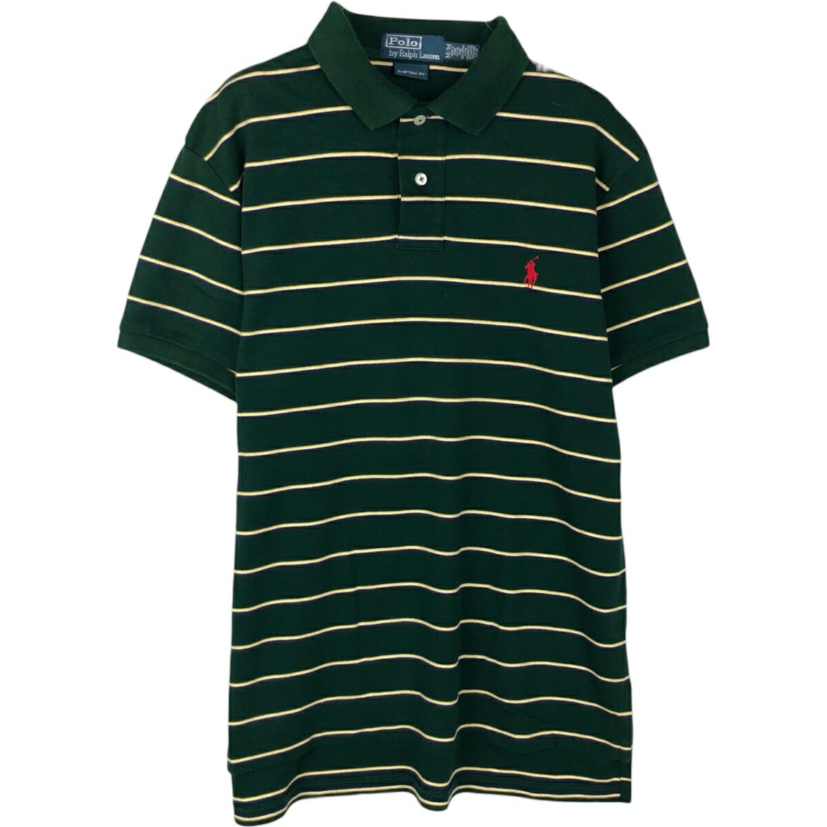 商品詳細 ブランド・Ralph Lauren・ラルフローレン・ 特徴・レギュラーカラー・半袖・CUSTOM FIT・ モデル/形状・POLO by Ralph Lauren・半袖 ボーダー ポロシャツ・ 素材・コットン:100%・ 色・グリ...