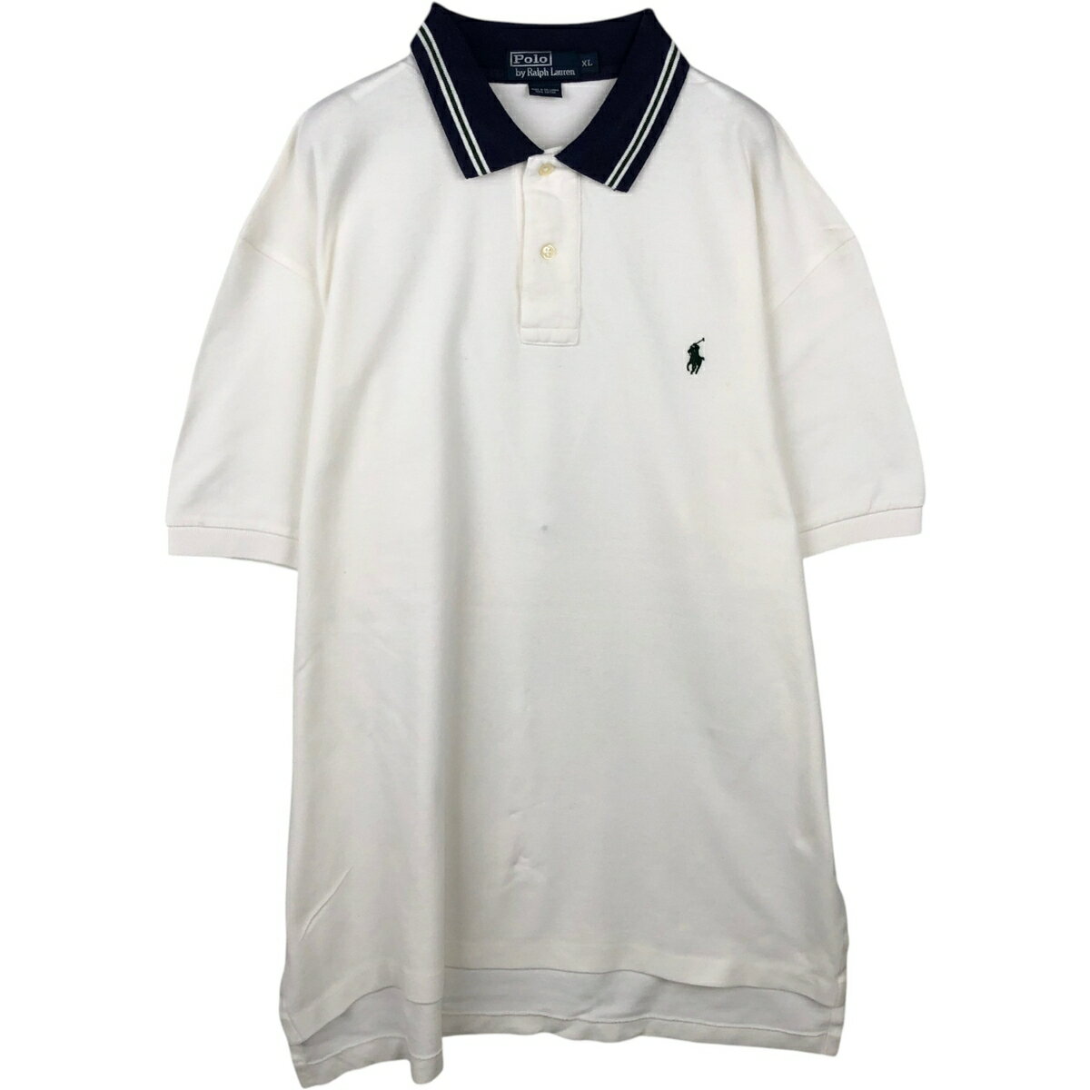 商品詳細 ブランド・Ralph Lauren・ラルフローレン・ 特徴・半袖・レギュラーカラー・ モデル/形状・POLO by Ralph Lauren ・半袖 ポロシャツ・ 素材・コットン:100%・ 色・ホワイト系 白色・ 柄・無地・ワン...
