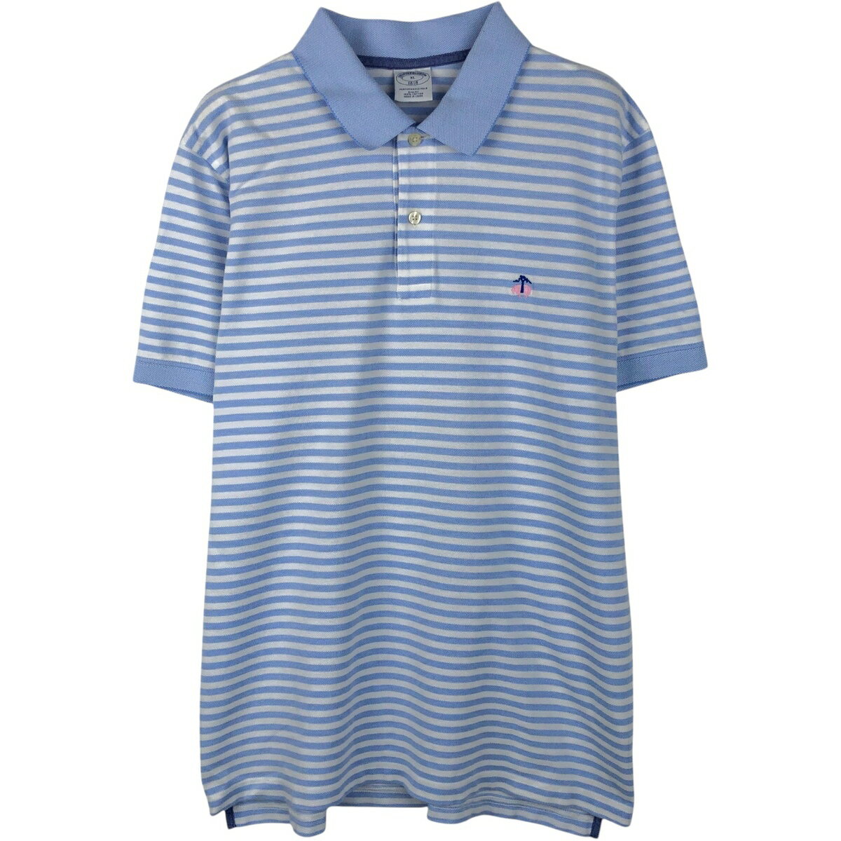 商品詳細 ブランド・Brooks Brothers・ブルックスブラザーズ・ 特徴・半袖・レギュラーカラー・ モデル/形状・ESTABLISHED 1818 SLIM FIT・半袖 ボーダー ポロシャツ・ 素材・コットン:100%・ 色・ブル...
