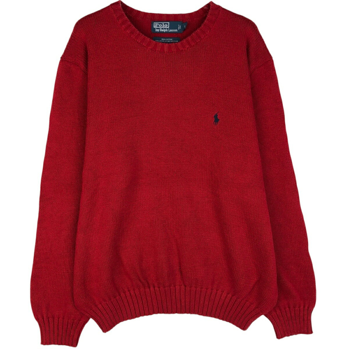 商品詳細 ブランド・Ralph Lauren・ラルフローレン・ 特徴・長袖・クルーネック(丸首)・ モデル/形状・POLO by Ralph Lauren・コットンニットセーター・ 素材・コットン:100%・ 色・レッド系 赤色・ 柄・無地...