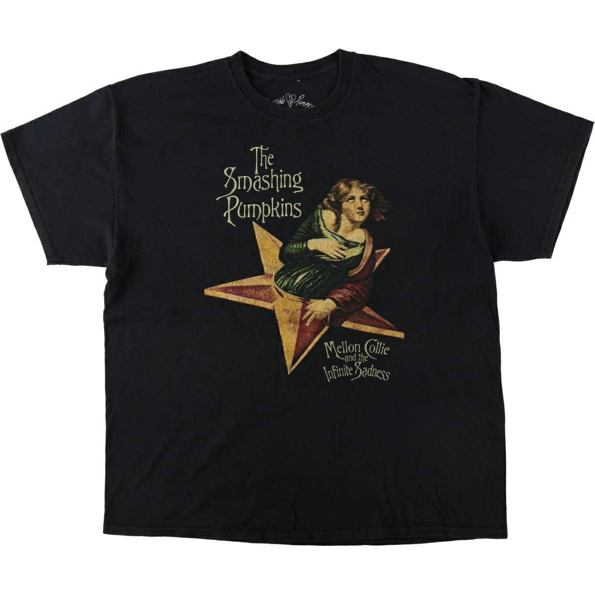商品詳細 ブランド・UNKNOWN・ 特徴・クルーネック(丸首)・半袖・ロック・ モデル/形状・THE SMASHING PUMPKINS スマッシングパンプキンズ・バンドTシャツ バンT・ 素材・コットン:100%・ 色・ブラック系 黒色...