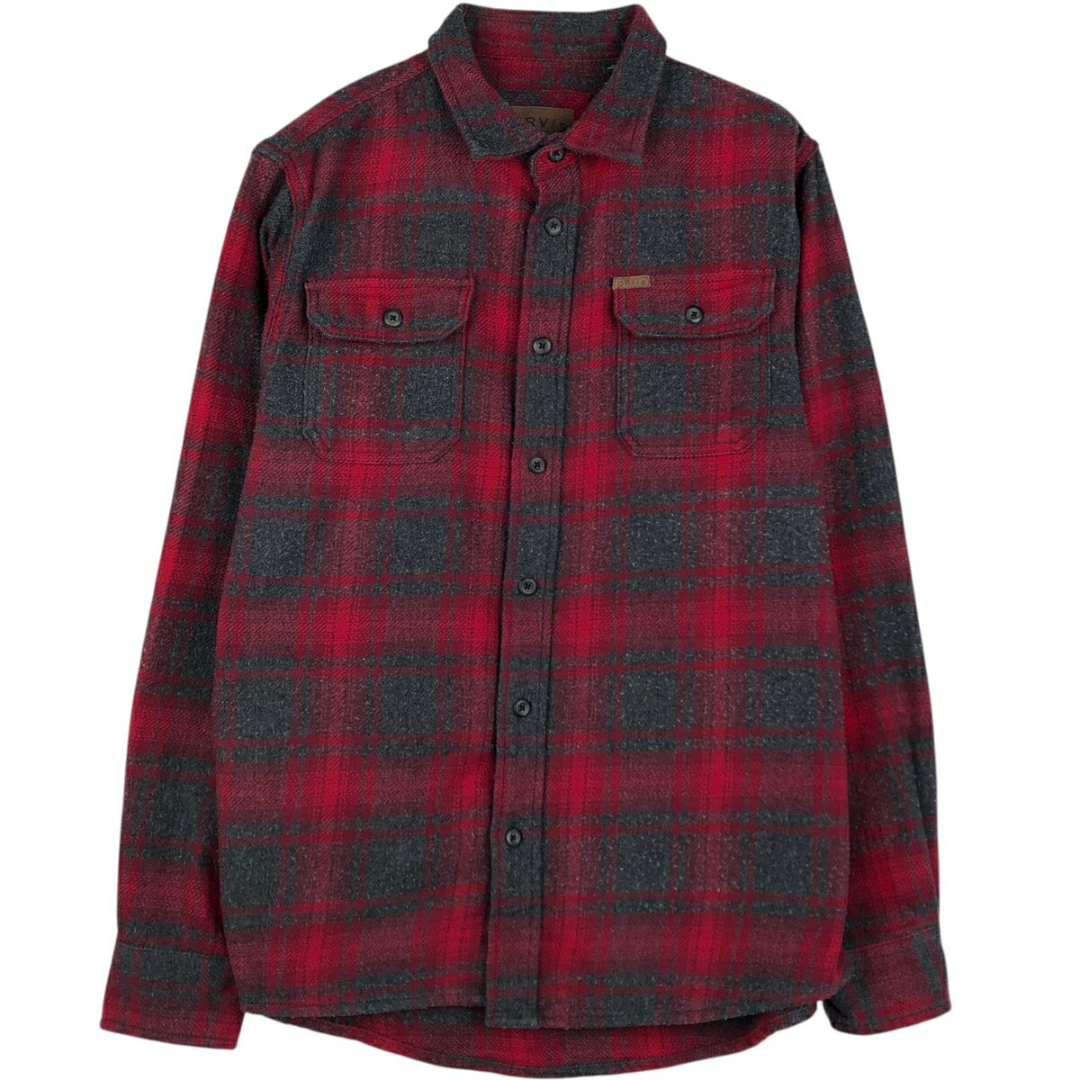 商品詳細 ブランド・ORVIS・オービス・ 特徴・厚手・レギュラーカラー・長袖・フラップポケット・ モデル/形状・長袖 ヘビーネルチェックシャツ・ 素材・コットン:60%・ポリエステル:40%・ 色・レッド系 赤色・グレー系 灰色・ 柄・チ...
