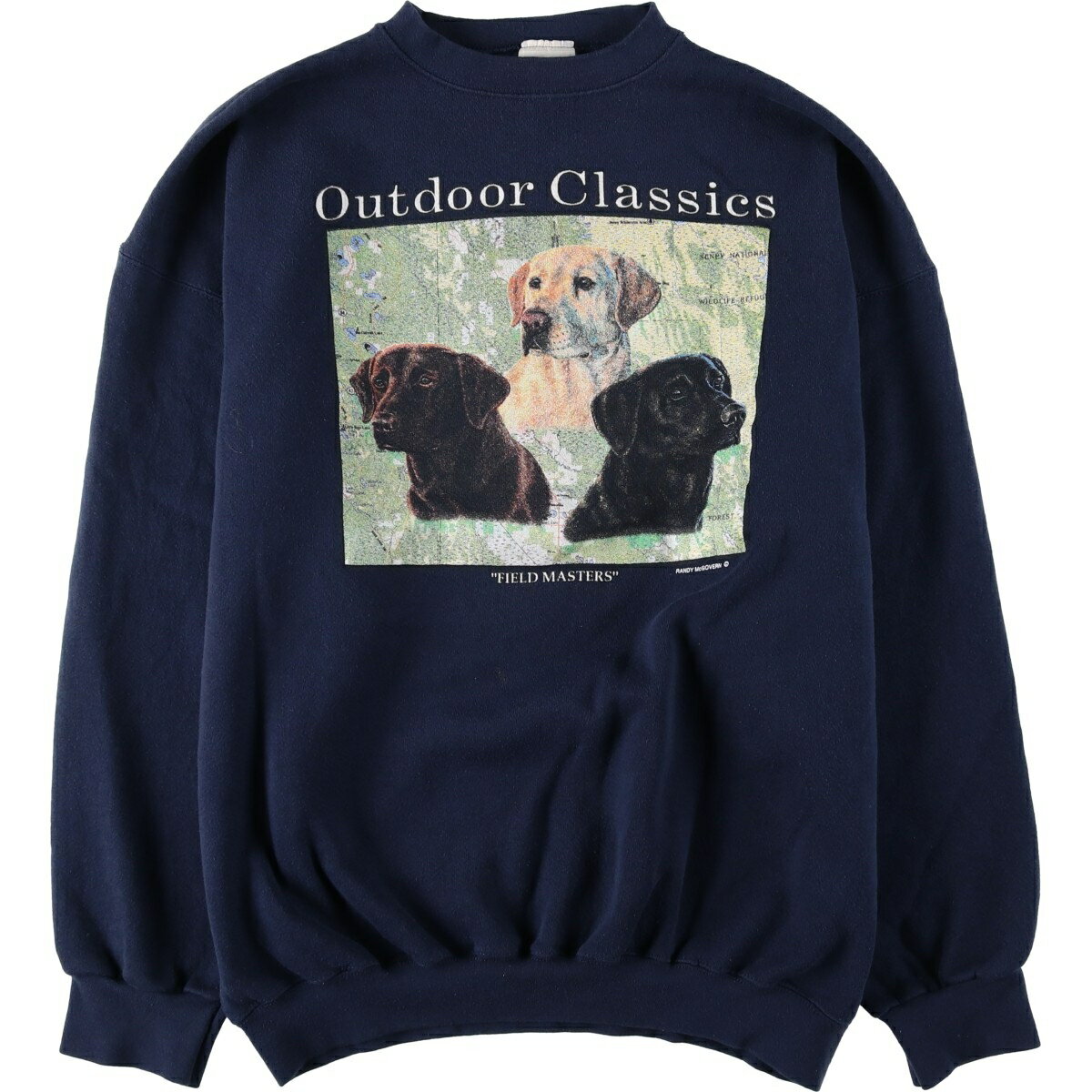 商品詳細 ブランド・Environmental Artwear, Inc.・ 特徴・クルーネック(丸首)・長袖・ヴィンテージ・ モデル/形状・アニマル スウェットシャツ トレーナー・ 素材・不明・ 色・ネイビー系 紺色・ 柄・アニマル柄・プ...