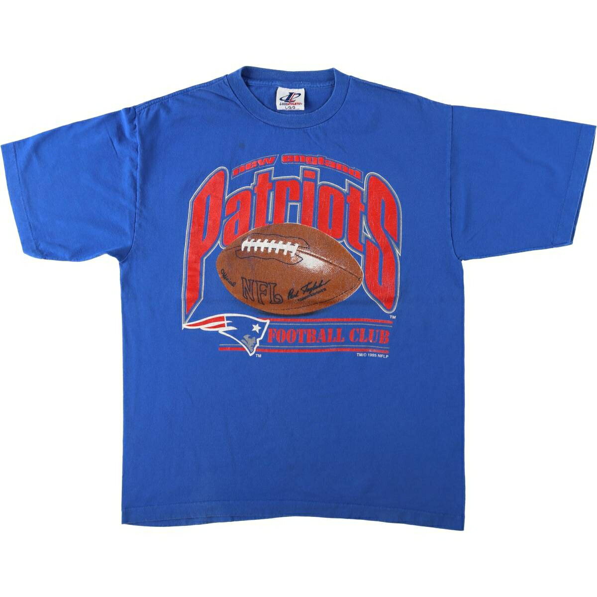 商品詳細 ブランド・LOGO ATHLETIC・ 特徴・クルーネック(丸首)・半袖・シングルステッチ・ヴィンテージ・フェード・ モデル/形状・NFL NEW ENGLAND PATRIOTS ニューイングランドペイトリオッツ・スポーツプリン...