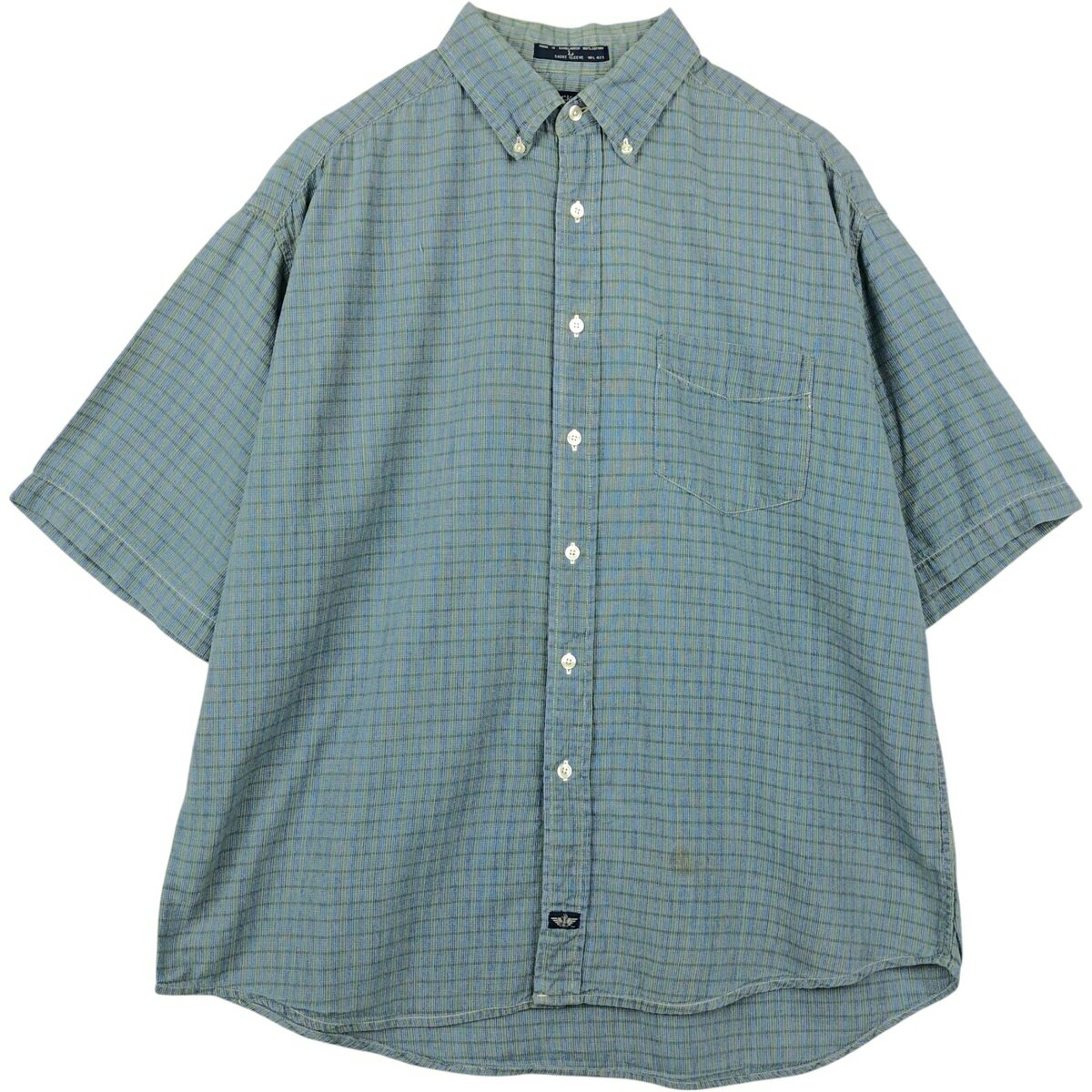 商品詳細 ブランド・DOCKERS・ドッカーズ・ 特徴・ボタンダウン・半袖・ヴィンテージ・ モデル/形状・半袖 ボタンダウン チェックシャツ・ 素材・コットン:100%・ 色・ブルー系 青色・グリーン系 緑色・ 柄・チェック柄・ロゴパッチ・...