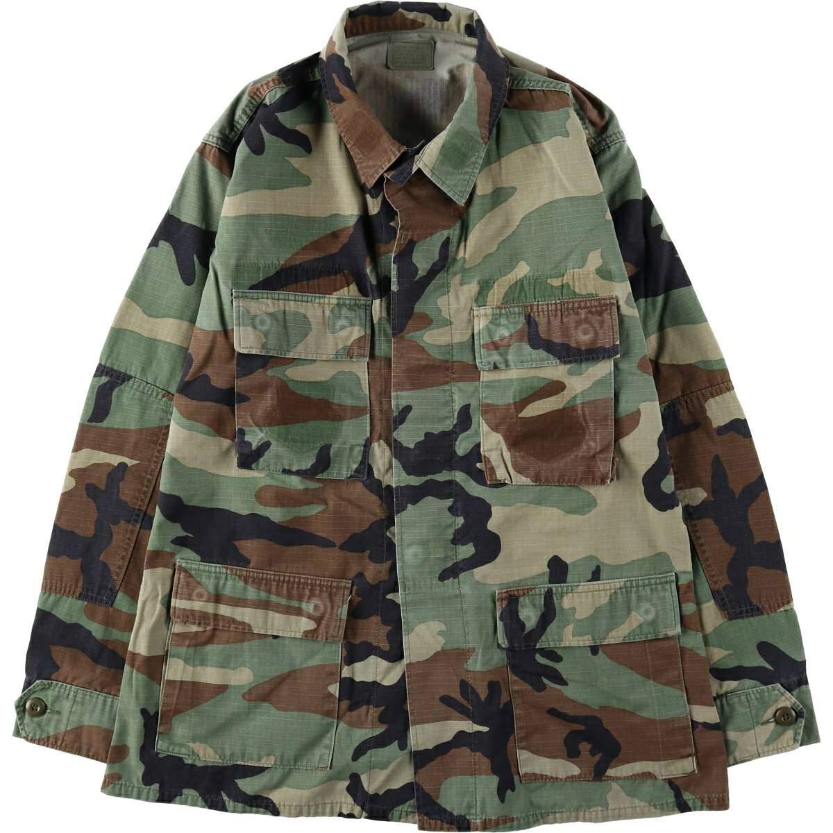 商品詳細 ブランド・UNKNOWN・ 特徴・薄手・米軍実品・99年納品・ヴィンテージ・リップストップ・ モデル/形状・COAT HOT WEATHER WOODLAND CAMOUFLAGE PATTERN COMBAT・ミリタリー コンバ...
