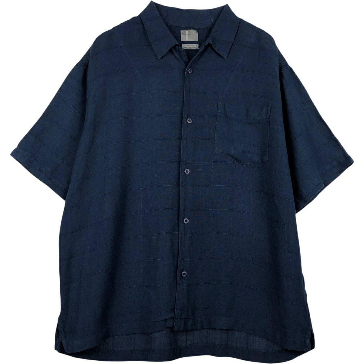 商品詳細 ブランド・DOCKERS・ドッカーズ・ 特徴・オープンカラー・半袖・ボックスシャツ・ モデル/形状・RECODE・半袖 オープンカラー リネンシャツ・ 素材・リネン:55%・レーヨン:45%・ 色・ネイビー系 紺色・ 柄・チェック...