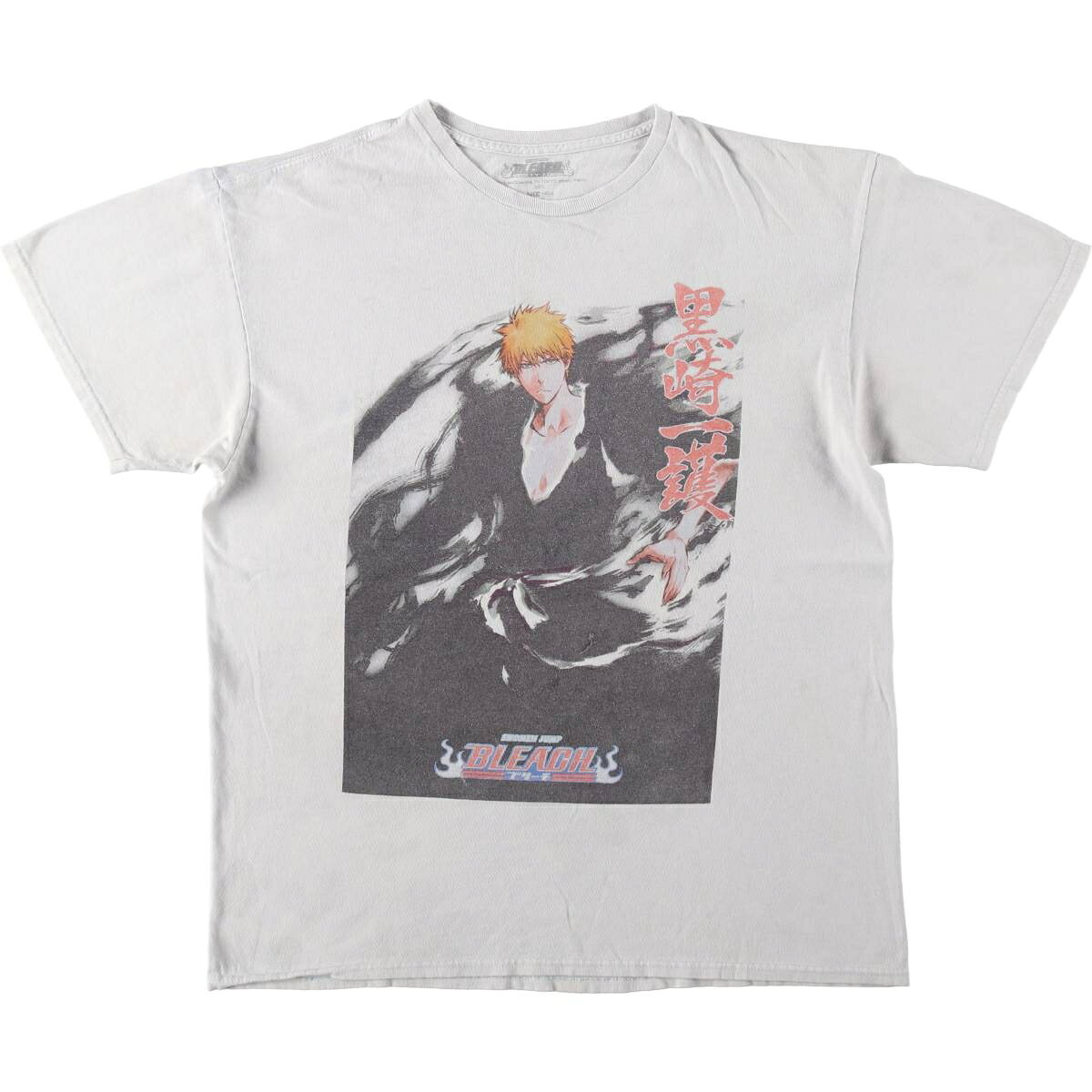 商品詳細 ブランド・UNKNOWN・ 特徴・クルーネック(丸首)・半袖・ モデル/形状・BLEACH ブリーチ 黒崎一護・アニメ キャラクタープリントTシャツ・ 素材・コットン:100%・ 色・グレー系 灰色・ブルー系 青色・ 柄・プリント...