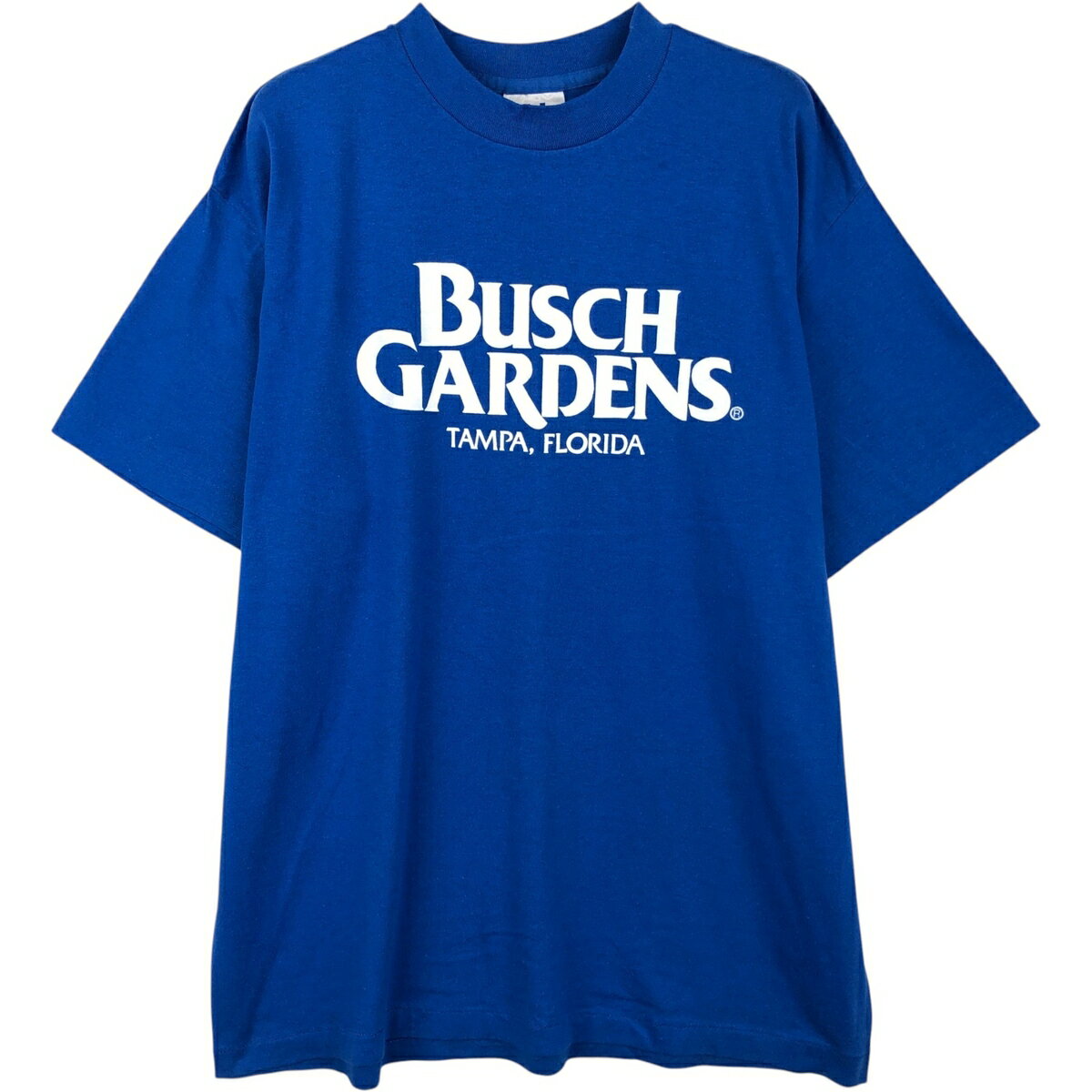 商品詳細 ブランド・Tee Jays・ 特徴・クルーネック(丸首)・半袖・ヴィンテージ・シングルステッチ・ モデル/形状・Busch Gardens・アドバタイジングTシャツ・ 素材・コットン:50%・ポリエステル:50%・ 色・ブルー系 ...
