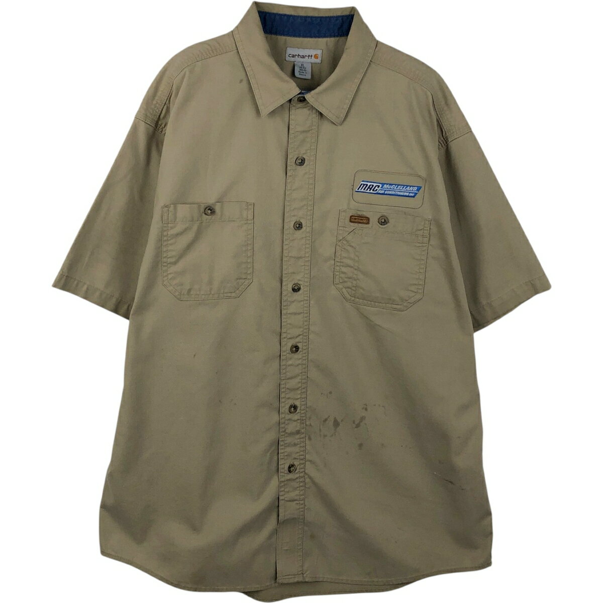 商品詳細 ブランド・Carhartt・カーハート・ 特徴・レギュラーカラー・半袖・アドバタイジング・ モデル/形状・McClelland Air Conditionin・半袖 ワークシャツ・ 素材・コットン:60%・ポリエステル:40%・ ...