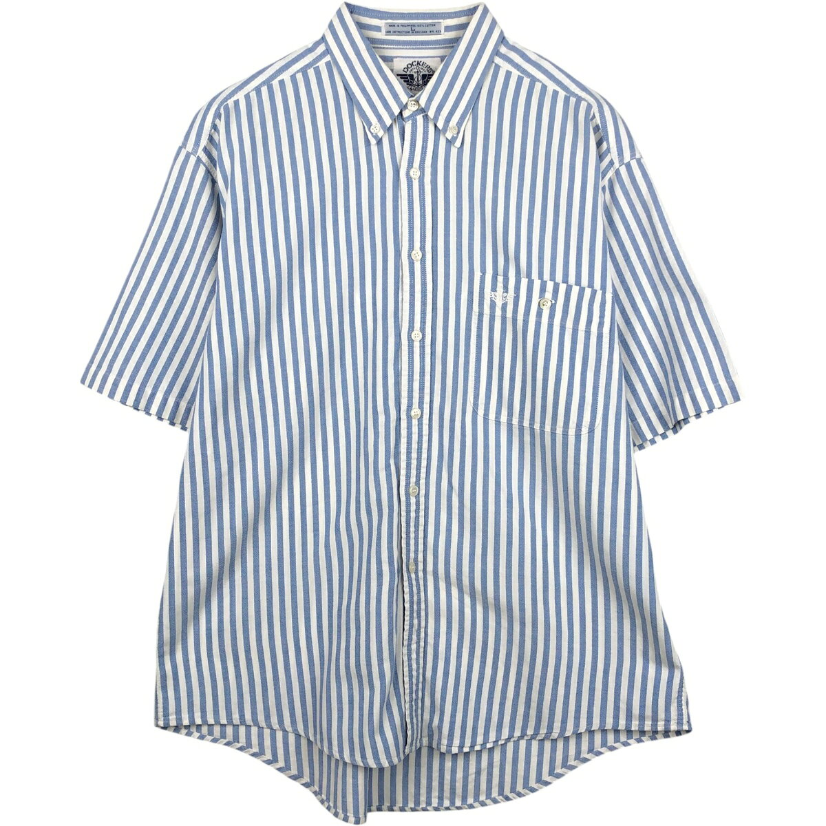 商品詳細 ブランド・DOCKERS・ドッカーズ・ 特徴・ボタンダウン・半袖・オックスフォード・ モデル/形状・半袖 ボタンダウン ストライプシャツ・ 素材・コットン:100%・ 色・ホワイト系 白色・ブルー系 青色・ 柄・ストライプ柄・ワン...