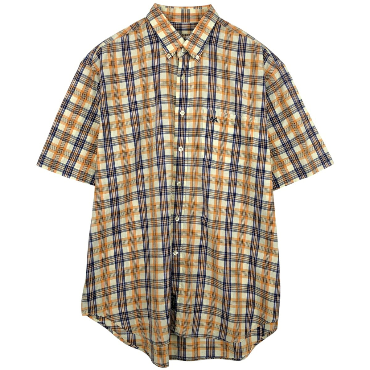 商品詳細 ブランド・Burberry's・バーバリー・ 特徴・ボタンダウン・半袖・ モデル/形状・THOMAS BURBERRY・半袖 ボタンダウン チェックシャツ・ 素材・コットン:100%・ 色・イエロー系 黄色・オレンジ系・ネイビー系...