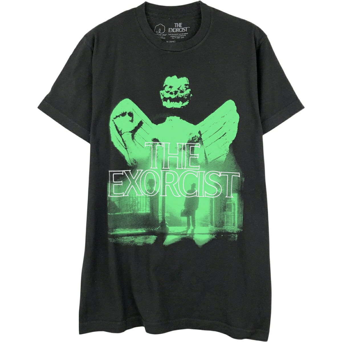 商品詳細 ブランド・UNKNOWN・ 特徴・クルーネック(丸首)・半袖・ モデル/形状・THE EXORCIST エクソシスト・映画 ムービーTシャツ・ 素材・コットン:100%・ 色・ブラック系 黒色・ 柄・プリント・ 生産国・メキシコ製...