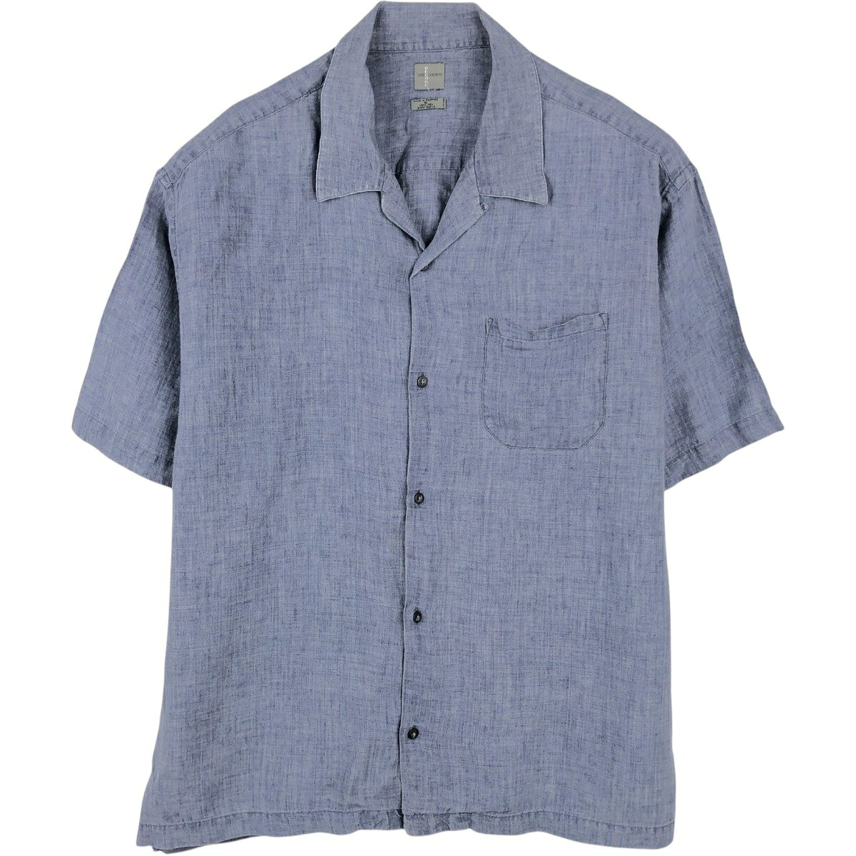 商品詳細 ブランド・DOCKERS・ドッカーズ・ 特徴・オープンカラー・半袖・ボックスシャツ・ モデル/形状・RECODE・半袖 オープンカラー リネンシャツ・ 素材・リネン:100%・ 色・ネイビー系 紺色・ 柄・無地・ 生産国・フィリピ...