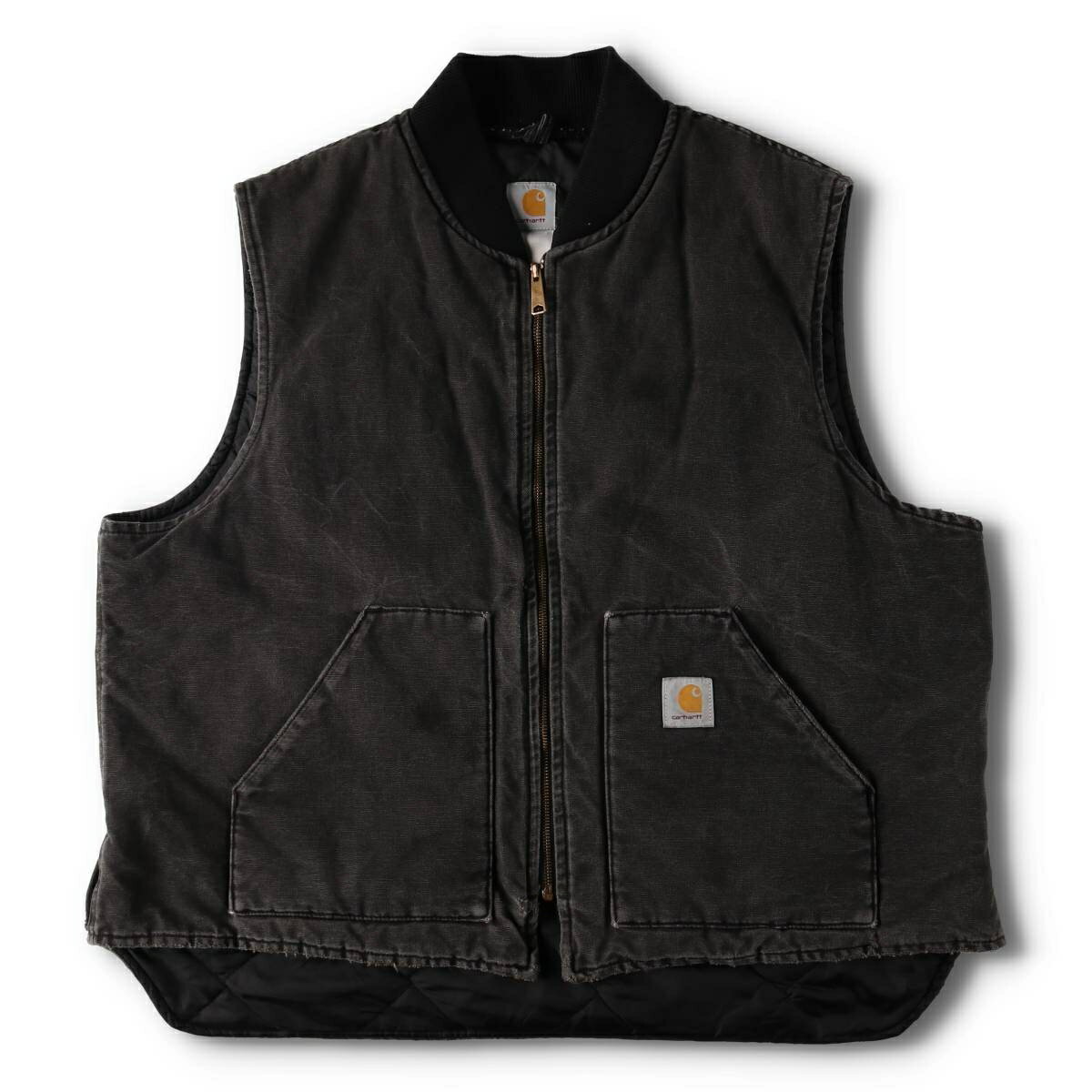 商品詳細 ブランド・Carhartt・カーハート・ 特徴・厚手・フルジップ・キルティングライナー・中綿入り・腰ゴム・ モデル/形状・クラシックベスト・ダックベスト・ 素材・不明・ 色・チャコール・ 柄・無地・ロゴパッチ・ 生産国・不明・ 年...