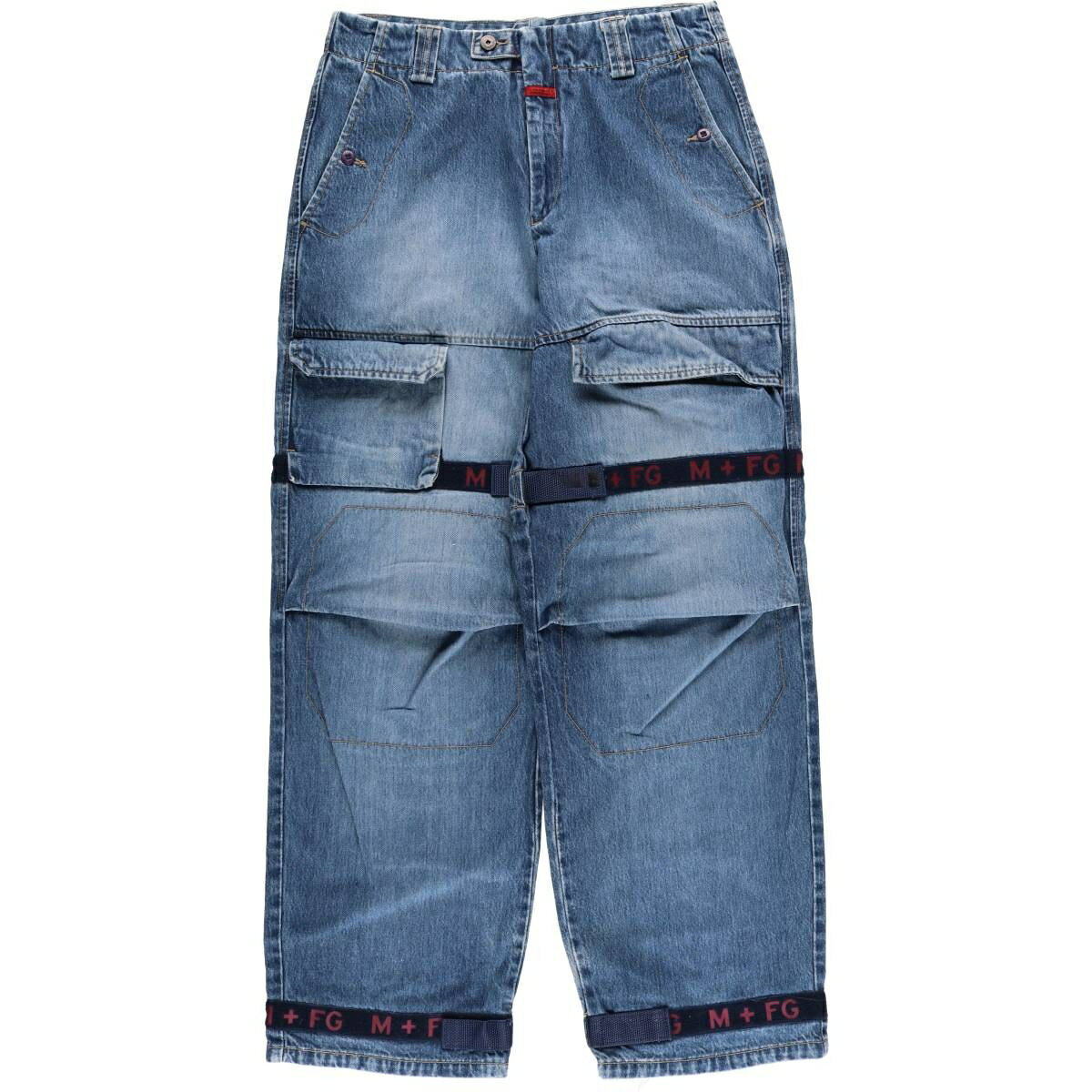 商品詳細 ブランド・MARITHE FRANCOIS GIRBAUD・マリテフランソワジルボー・ 特徴・ジッパーフライ・ワイドパンツ・テープ付き・ モデル/形状・ストレートデニムパンツ・ 素材・コットン:100%・ 色・ブルー系 青色・ 柄...