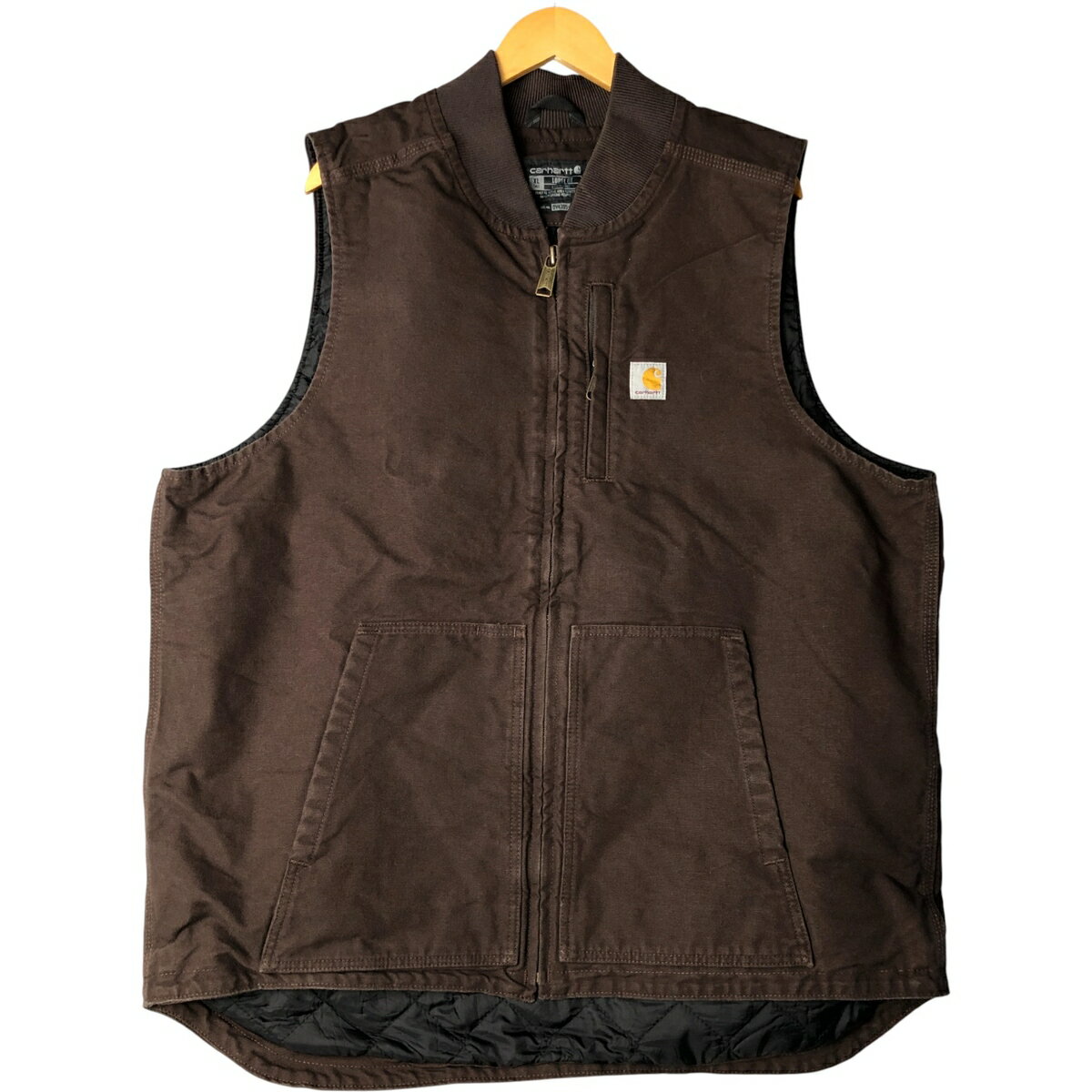 商品詳細 ブランド・Carhartt・カーハート・ 特徴・厚手・フルジップ・キルティングライナー・中綿入り・ モデル/形状・Loose Fit・ダックベスト・ 素材・コットン:100%・ 色・ブラウン系 茶色・ 柄・無地・ロゴパッチ・ 生産...