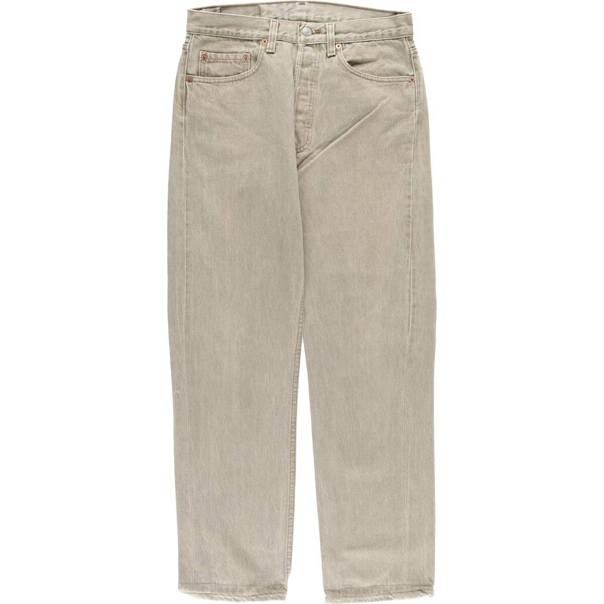 商品詳細 ブランド・Levi's・リーバイス・ 特徴・ボタンフライ・ヴィンテージ・ モデル/形状・501-0642・ストレートデニムパンツ・ 素材・コットン:100%・ 色・グレー系 灰色・ 柄・無地・ 生産国・USA製・ 年代・90年代・...