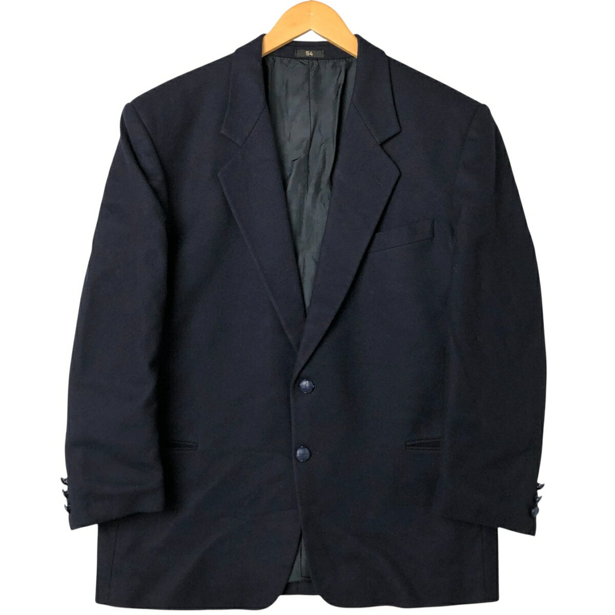 商品詳細 ブランド・Pierre Cardin・ピエールカルダン・ 特徴・厚手・肩パットあり・総裏・2B 2つボタン・ノーベント・ モデル/形状・ウールテーラードジャケット・ 素材・ウール:80%・ポリアミド:20%・ 色・ネイビー系 紺色...