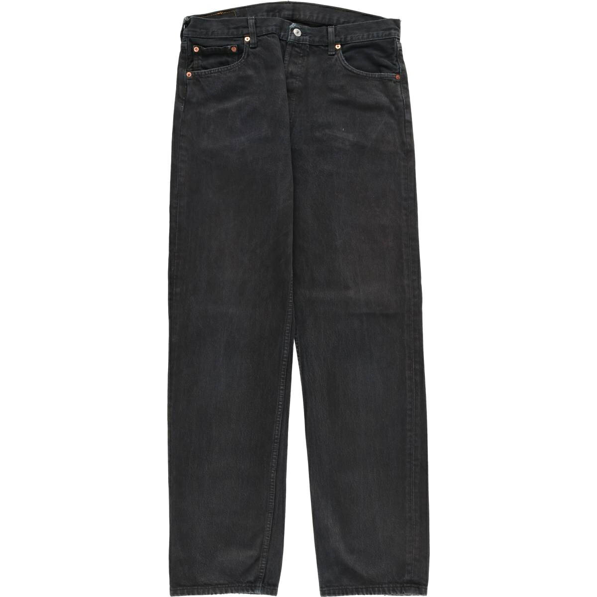 商品詳細 ブランド・Levi's・リーバイス・ 特徴・ボタンフライ・ヴィンテージ・コインポケット付き・ワイドパンツ・ モデル/形状・リーバイス501 ユーロモデル・ブラックデニム ストレートデニムパンツ・ 素材・コットン:100%・ 色・ブ...