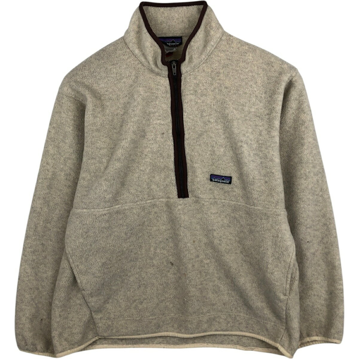 商品詳細 ブランド・Patagonia・パタゴニア・ 特徴・ハーフジップ・長袖・04年製・ モデル/形状・SYNCHILLA シンチラ 25735F4・フリースプルオーバー・ 素材・ポリエステル:100%・ 色・生成り・ 柄・無地・ロゴパッ...