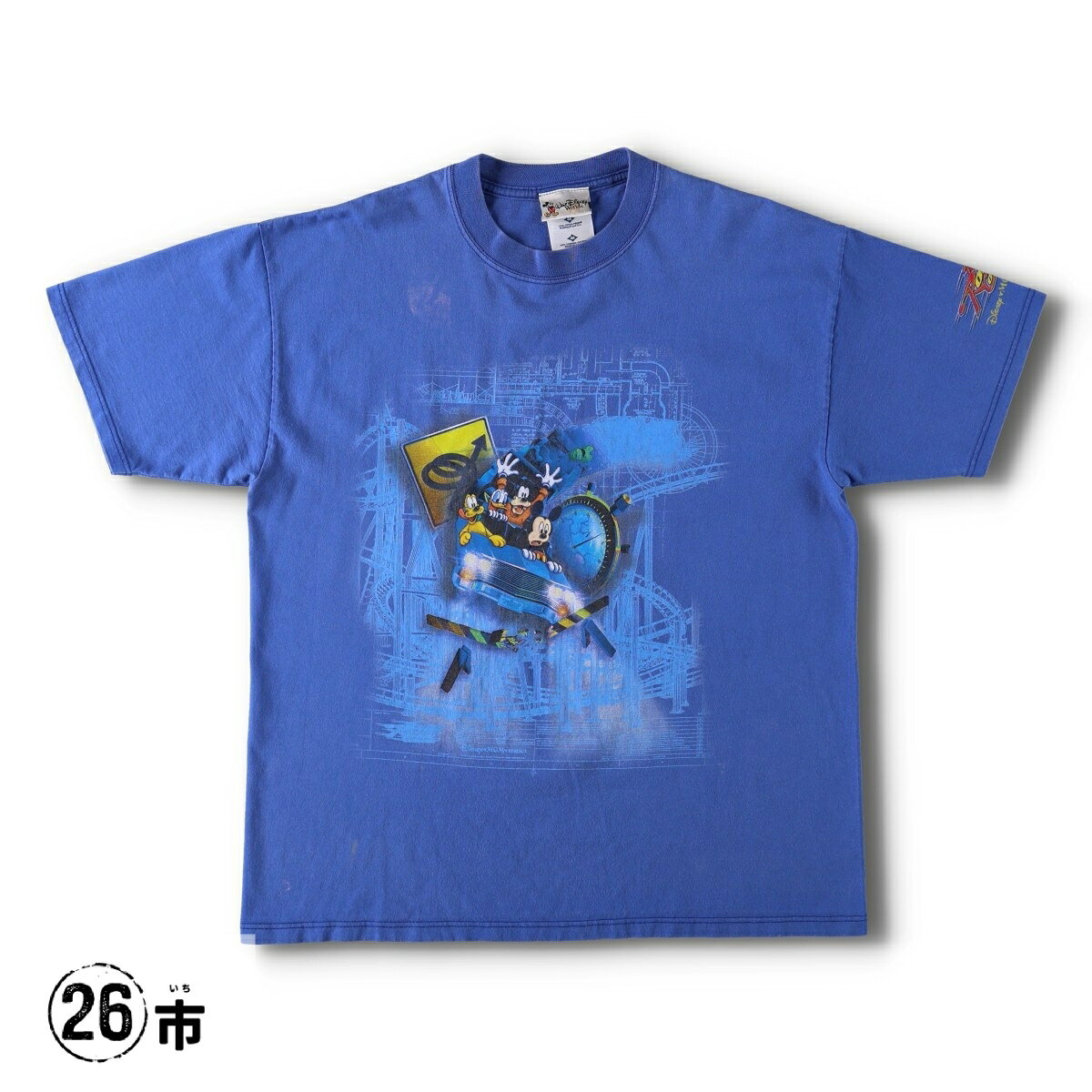 商品詳細 ブランド・Walt Disney World・ 特徴・クルーネック(丸首)・半袖・フェード・Rock 'n' Roller Coaster ロックンローラーコースター・両面プリント・ モデル/形状・DISNEY ディズニー・キャラ...