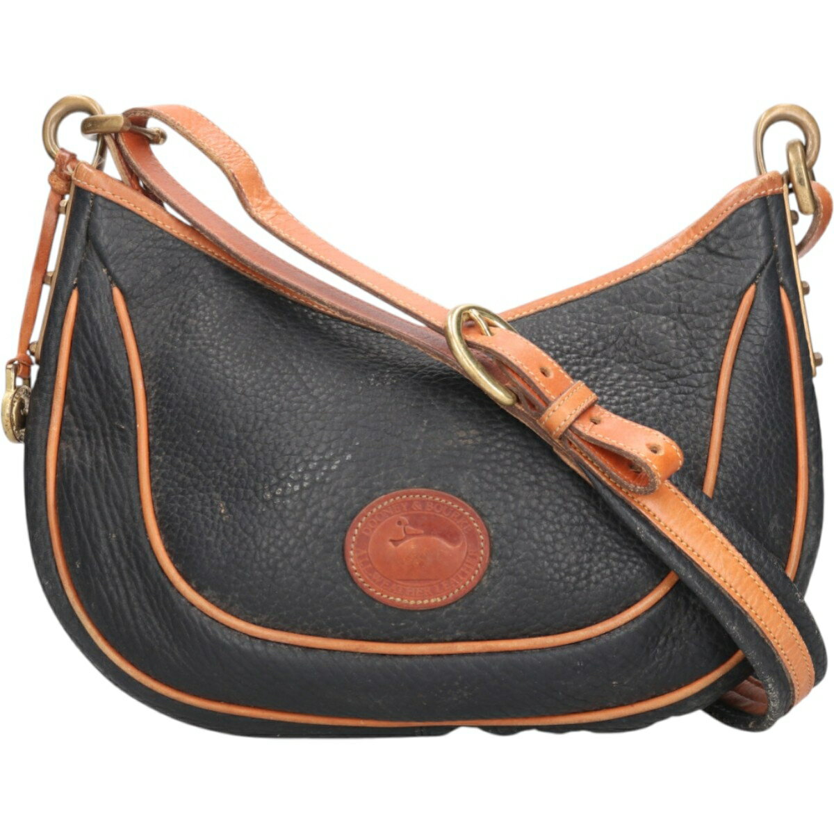 商品詳細 ブランド・DOONEY&BOURKE・ドゥーニーアンドバーク・ 特徴 モデル/形状・ショルダーバッグ・ 素材・本革レザー・ 色・ブラウン系 茶色・ネイビー系 紺色・ 柄・無地・ロゴパッチ・ 生産国・USA製・ 年代 サイズ・-・表...