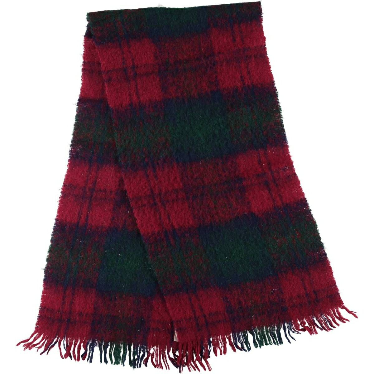 商品詳細 ブランド・GLENTANA・ 特徴・モヘア混・ヴィンテージ・ モデル/形状・ウールマフラー・ 素材・ウール:75%・モヘア:20%・ナイロン:5%・ 色・レッド系 赤色・グリーン系 濃緑・ 柄・チェック柄・ 生産国・スコットランド...