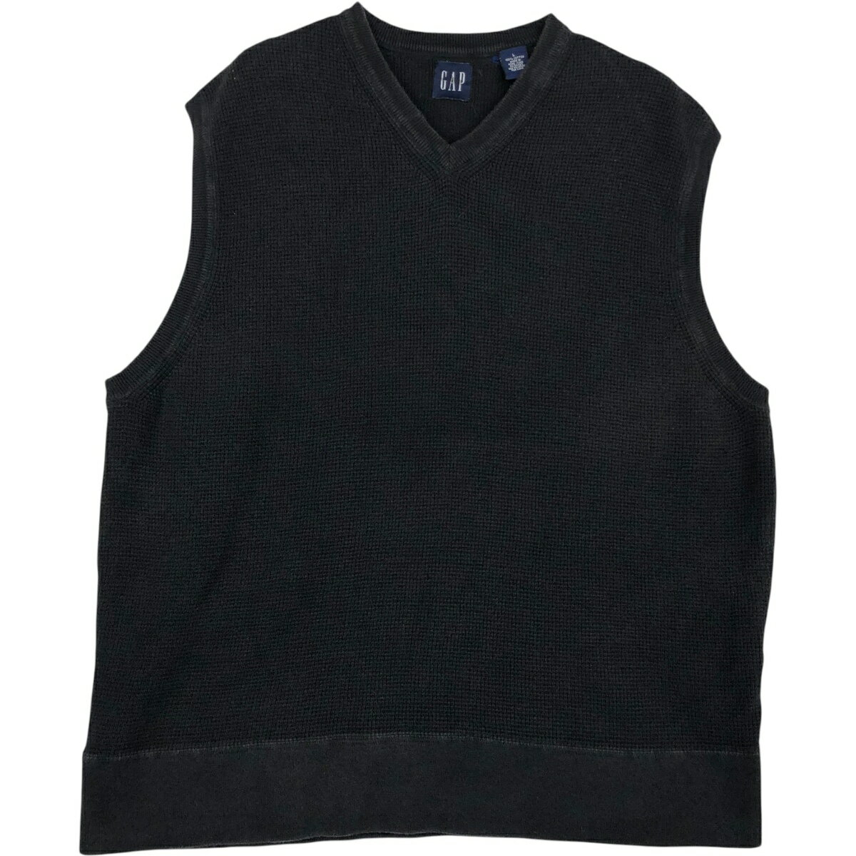 商品詳細 ブランド・GAP・ギャップ・ 特徴・薄手・Vネック・ヴィンテージ・ モデル/形状・オールドギャップ・Vネック コットンニットベスト・ 素材・コットン:100%・ 色・ブラック系 黒色・ 柄・無地・ 生産国・香港製・ 年代・90年代...