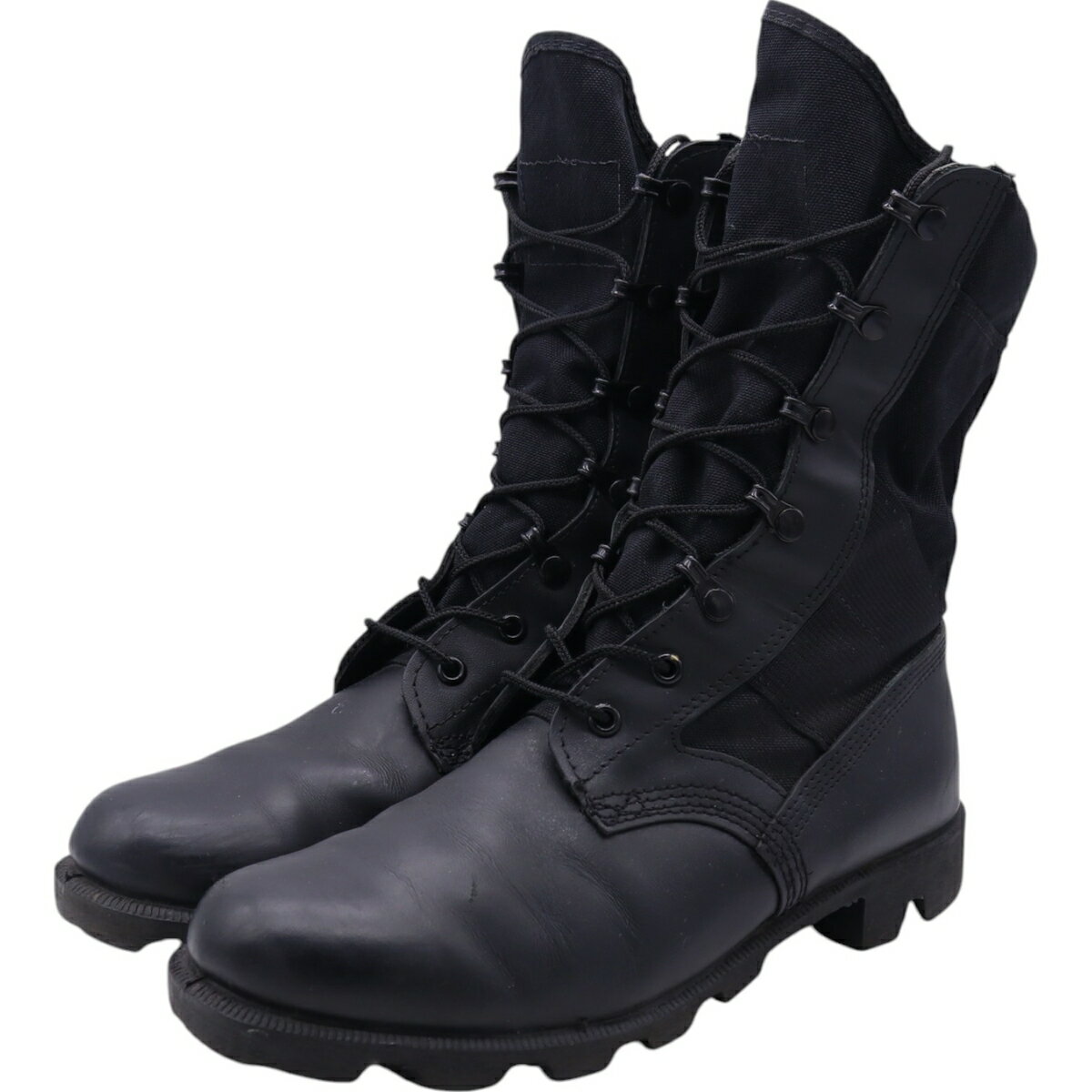 商品詳細 ブランド・UNKNOWN・ 特徴・スチールトゥ・ モデル/形状・WATERPROOF ウォータープルーフ・コンバットブーツ・ 素材・本革レザー・ 色・ブラック系 黒色・ 柄・無地・ 生産国・不明・ 年代 サイズ・メンズ26.0cm...