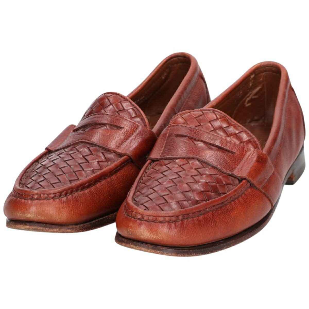 商品詳細 ブランド・ALLEN EDMONDS・アレンエドモンズ・ 特徴・編み込み・ モデル/形状・IVANHOE・コインローファー・ 素材・本革レザー・ 色・ブラウン系 茶色・ 柄・無地・ 生産国・USA製・ 年代 サイズ・メンズ28.0...