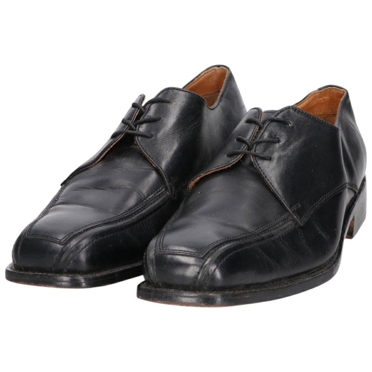 商品詳細 ブランド・HESSELS・ 特徴・スクエアトゥ・ モデル/形状・レザーシューズ・ 素材・本革レザー・ 色・ブラック系 黒色・ 柄・無地・ 生産国・不明・ 年代 サイズ・メンズ28.0cm・表記サイズ:42・ヒール高さ:3.0cm・...