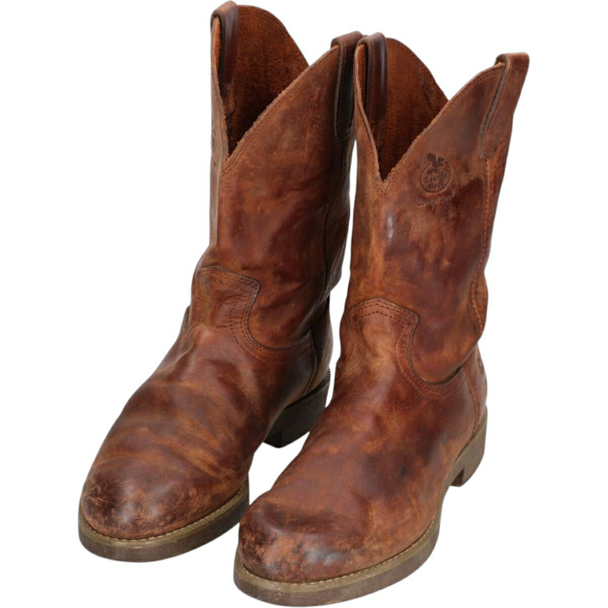 商品詳細 ブランド・Georgiaboot・ジョージアブーツ・ 特徴 モデル/形状・ローパーブーツ・ 素材・不明・ 色・ブラウン系 茶色・ 柄・無地・ロゴ・ 生産国・中国製・ 年代 サイズ・メンズ27.0cm・表記サイズ:9.5・ヒール高さ...