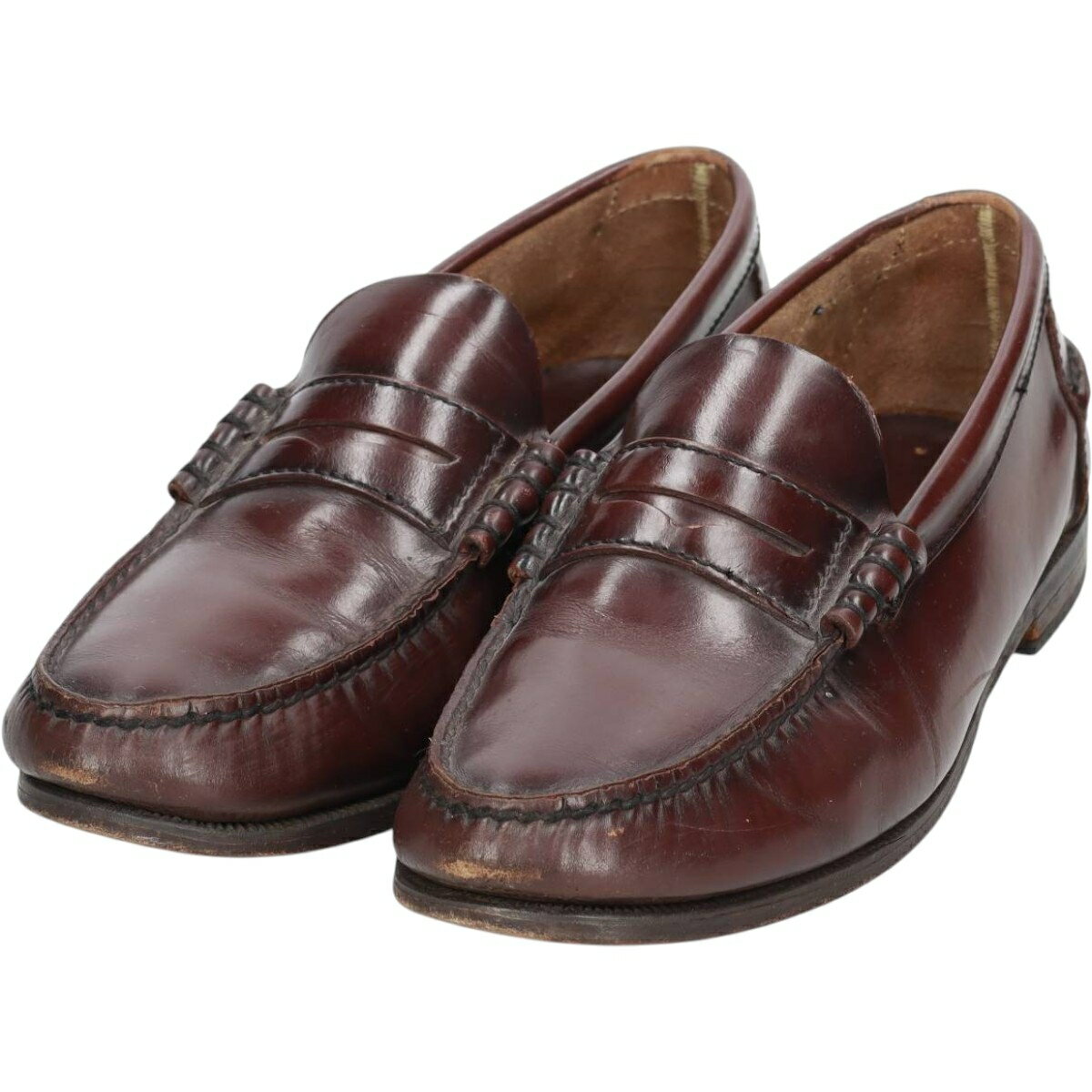 商品詳細 ブランド・Florsheim・フローシャイム・ 特徴 モデル/形状・コインローファー・ 素材・不明・ 色・レッド系 赤茶色・ 柄・無地・ 生産国・不明・ 年代 サイズ・メンズ27.0cm・表記サイズ:9D・ヒール高さ:1.8cm・...