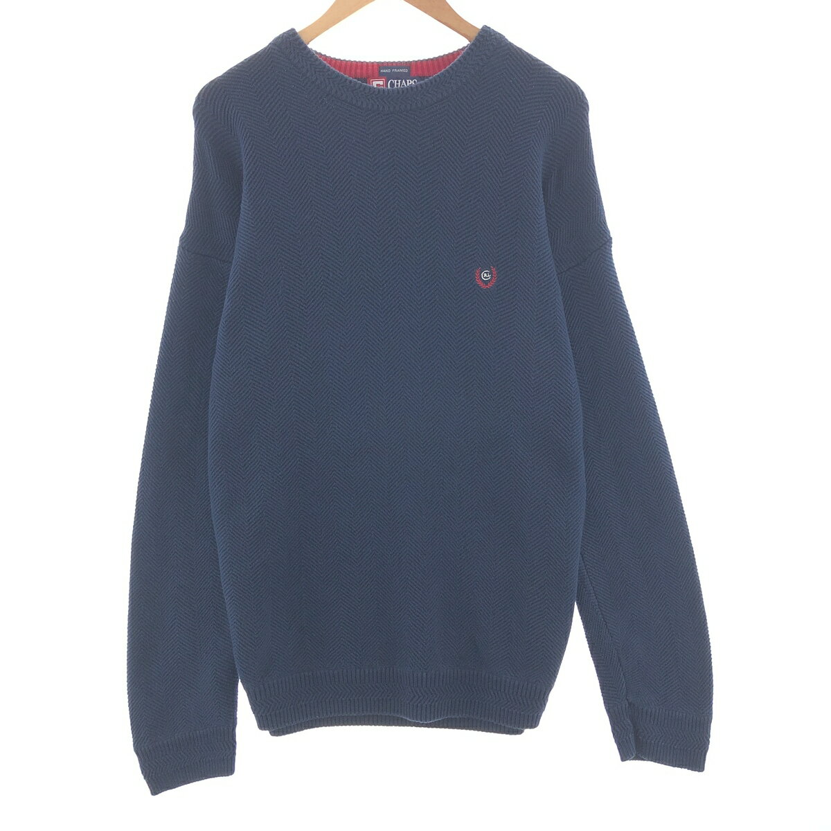 商品詳細 ブランド・Ralph Lauren・ラルフローレン・ 特徴・クルーネック(丸首)・長袖・ヴィンテージ・ヘリンボーン・ モデル/形状・CHAPS チャップス HAND FRAMED・コットンニットセーター・ 素材・コットン:100%...