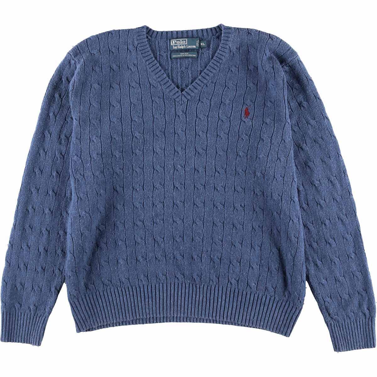 41％割引ホワイト系,L大注目 古着 ラルフローレン カシミア混 ケーブルニットセーター L ニット/セーター トップスホワイト系L-OTA ...