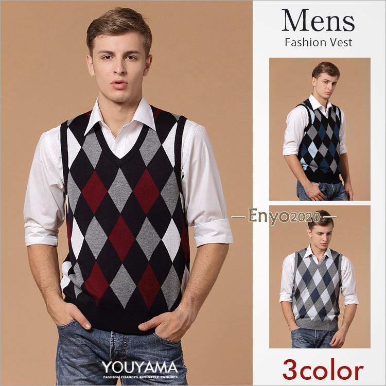 商品名 ベスト カシミヤ 羊毛 ベスト チョッキ メンズファッション 春秋 ニット 毛糸 セーター Vネック ベストノースリーブ 新作 実寸S:総長66cm、肩幅44m、バスト100cmM:総長68cm、肩幅46m、バスト104cmL:総長...