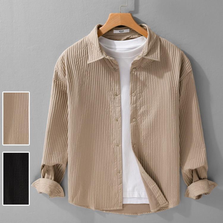 シャツ カジュアルシャツ 春服 春物 トップス 厚手 気泡のような生地 長袖 メンズ ファッション 2025[素材]ポリエステル100％[原産国] 中国