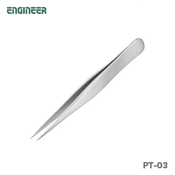 メーカー分類：エンジニア/ENGINEER【オススメ】〈エンジニア〉ピンセット125mm　PT-03 ENGINEER　ピンセット125mm　PT-03 《仕様》 図表にて、『品番』よりご確認ください。（※図表は、メーカー公表の物を流用して...