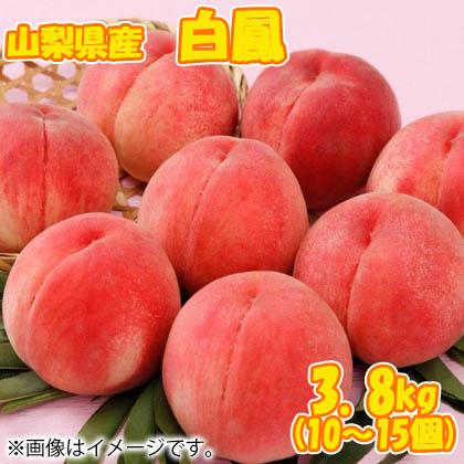果肉は乳白色で果汁も多く香りも濃厚【商品提供者コメント】 ●商品内容／3．8kg（10個～15個） ●原産地／山梨県 ●名称／もも 3．8kg（10個〜15個） 【キャンセルについて】 ●お申し込み後のキャンセルは、原則受け付けておりません...