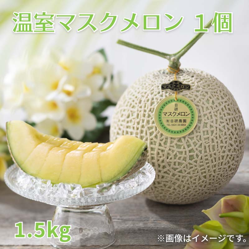 渥美半島で育まれたまろやかな字のマスクメロンです。1個ずつ丹精込めて作りました。是非、お召し上がりください。【商品提供者コメント】 ●名称／メロン●商品内容／メロン1.5kg　●原産地＝愛知県産 【キャンセルについて】 ●お申し込み後のキャ...