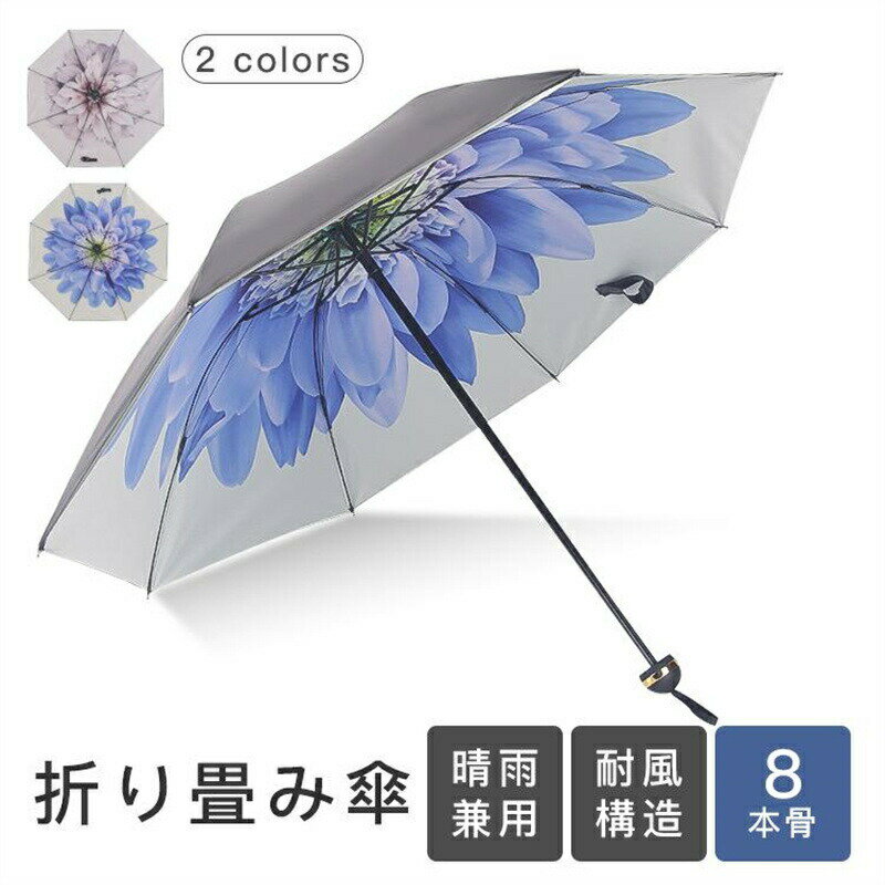 商品情報製品説明基本仕様◇3層素材：　高密度ポンジ布　　　uvカットコーティング　ポリエステル生地◇骨数：8本骨◇uvカット：upf50+◇カラー：パープル、ブルー注意事項商品写真につきましてご使用のpcとブラウザの設定により実際の色合いと...