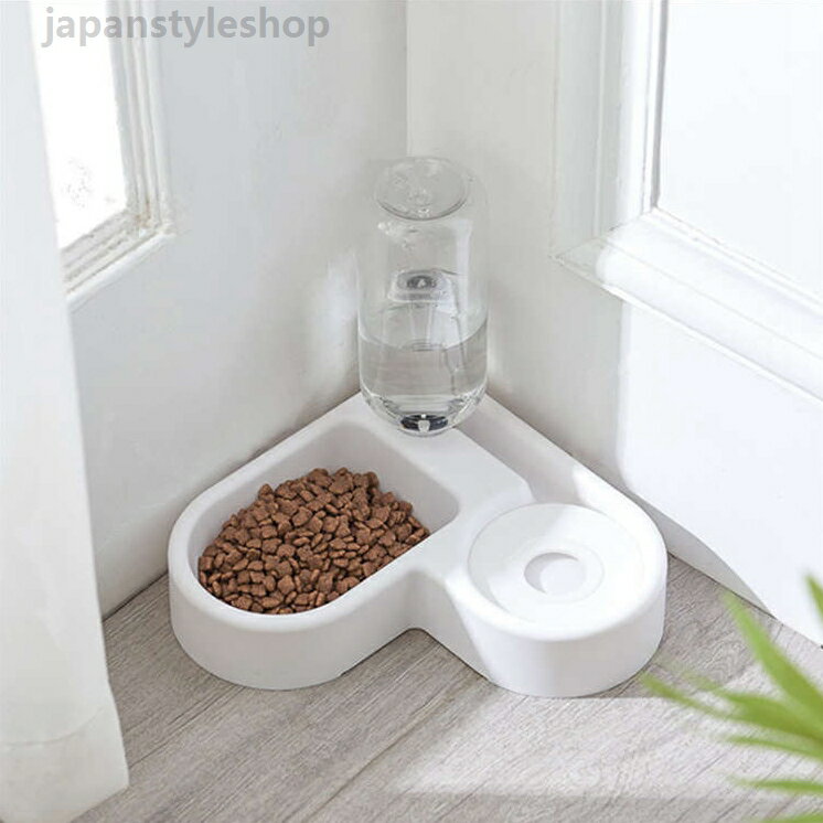 90度ペット食器台 猫 ネコ 猫用 自動水飲み器 犬 犬用 ペットボトル使用可 ペット食器台 皿 餌入れ スタンド 動物 フードボウル 猫 ペット 食器 お水入れ 猫ボウル 犬 セット 容器 自動給水器 自動水飲み器 ペット食器台 皿 餌入...