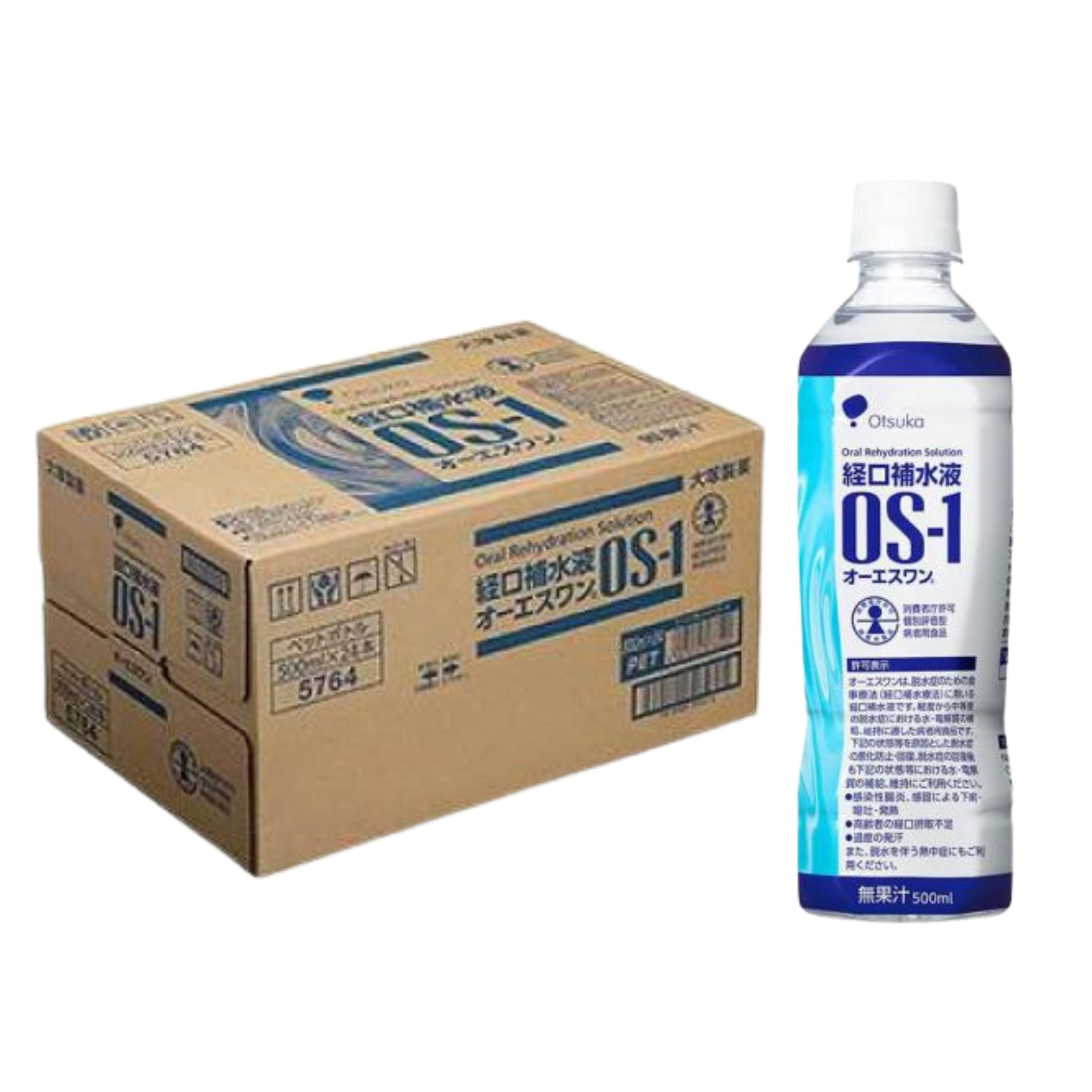 【送料無料】大塚製薬工場 OS-1 オーエスワン 500ml 24本入 1箱 経口補水液 特別用途食品 病者用食品 電解質補給 水分補給 熱中症対策 発熱 下痢 嘔吐 脱水対策 ケース販売 水分補給 電解質補給 発汗対策 備蓄 常温保存 ケ...